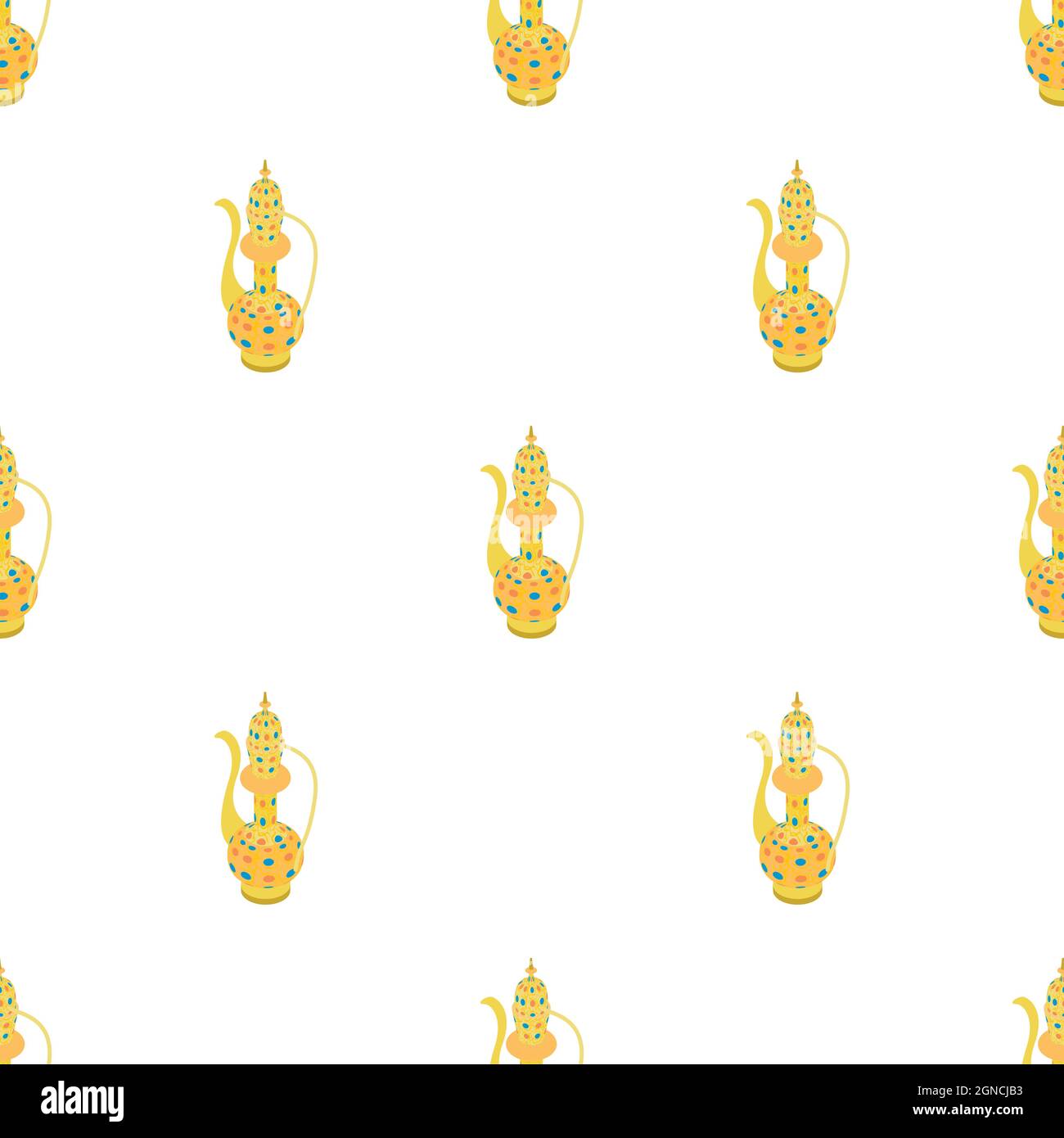 Asian pitcher pattern seamless background texture repeat wallpaper ...