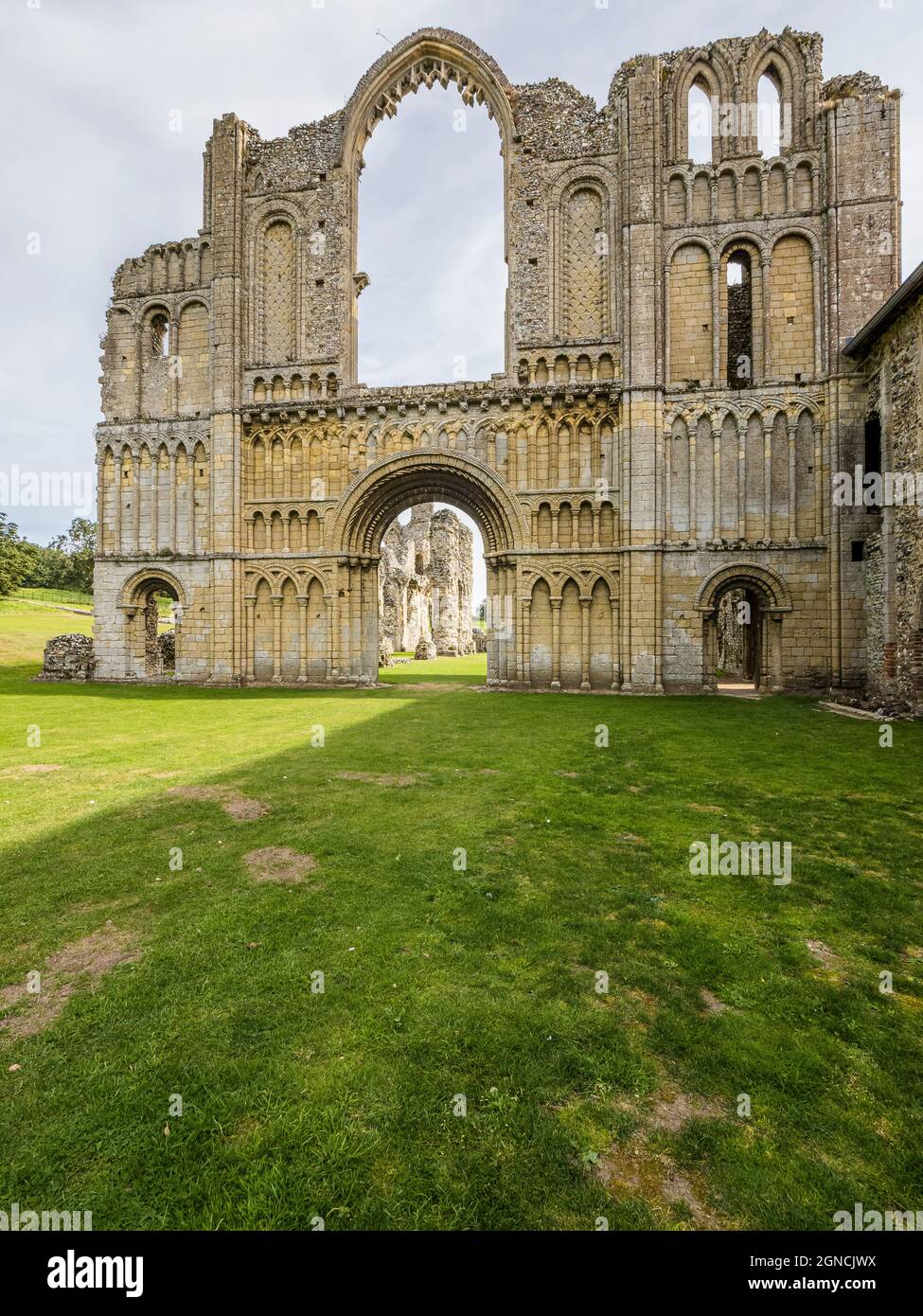 Castle Acre Priory ruins, Norfolk Stock Photo - Alamy