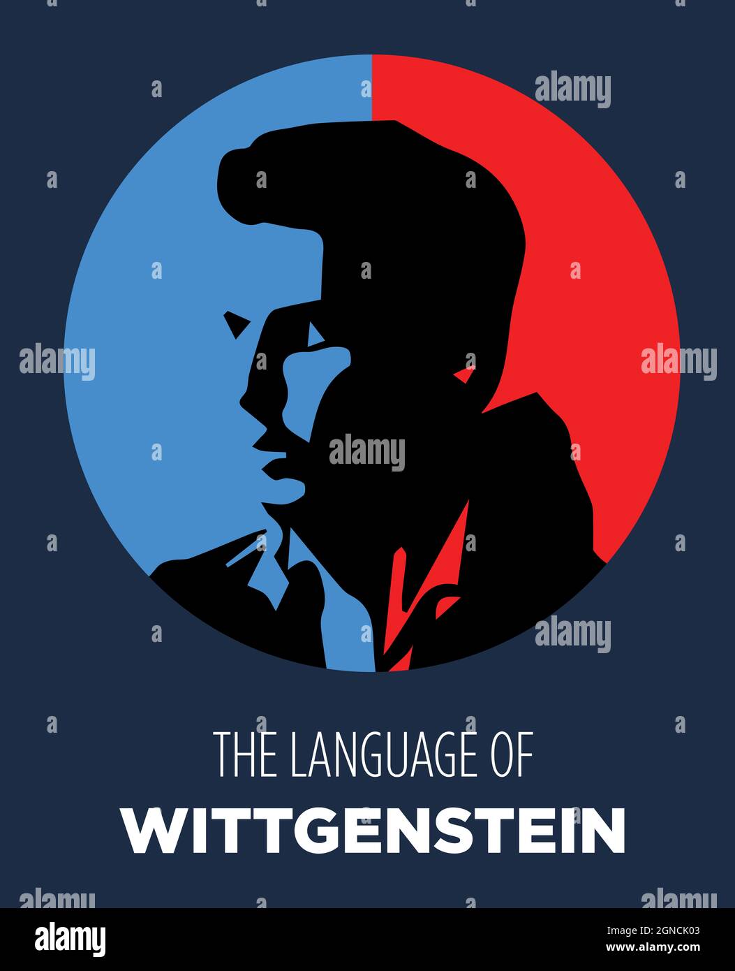 Philosopher Campaign The Language of Wittgenstein Stock Photo - Alamy