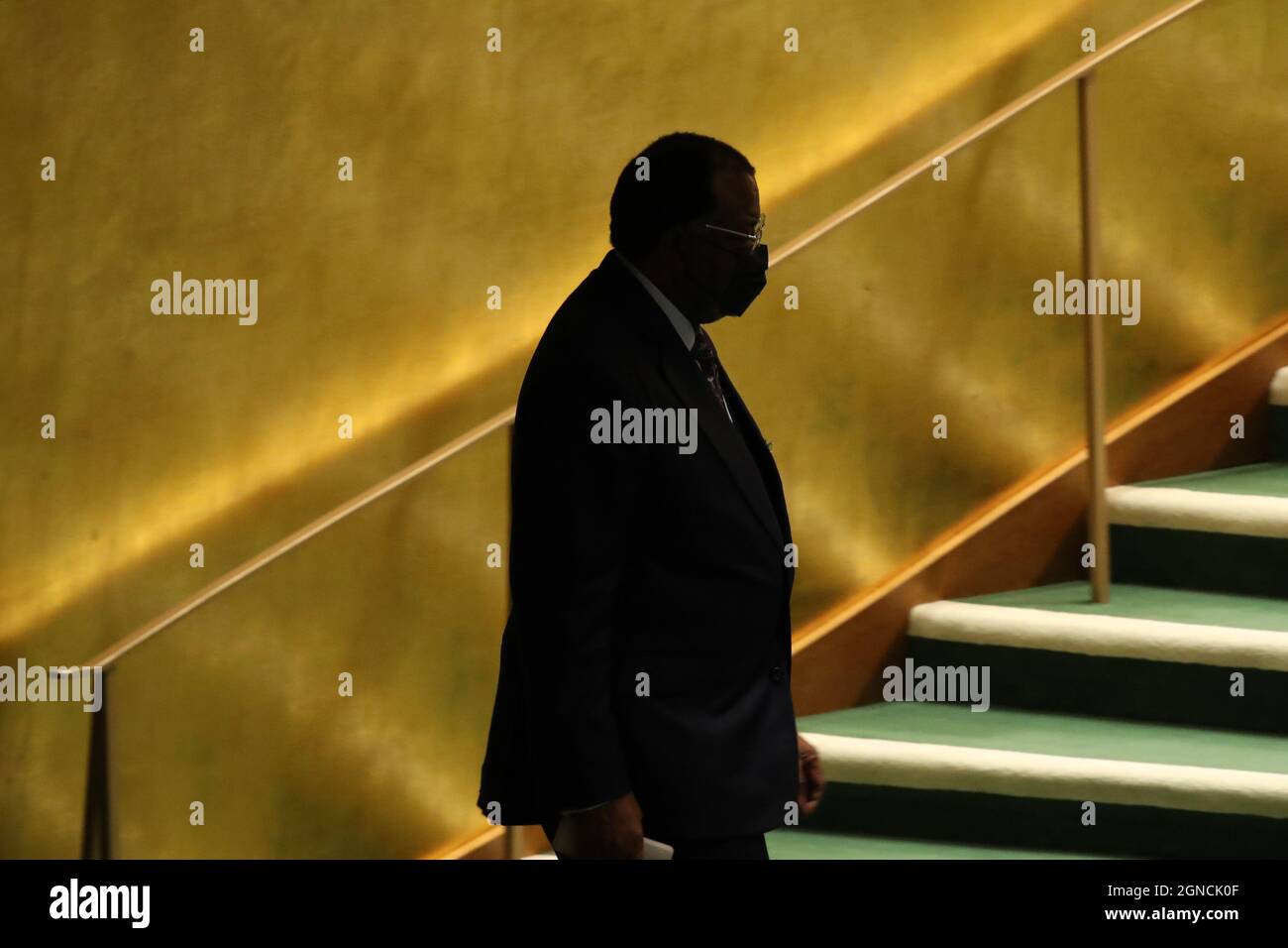 NEW YORK, NEW YORK - SEPTEMBER 23: The President of Namibia, Hage ...
