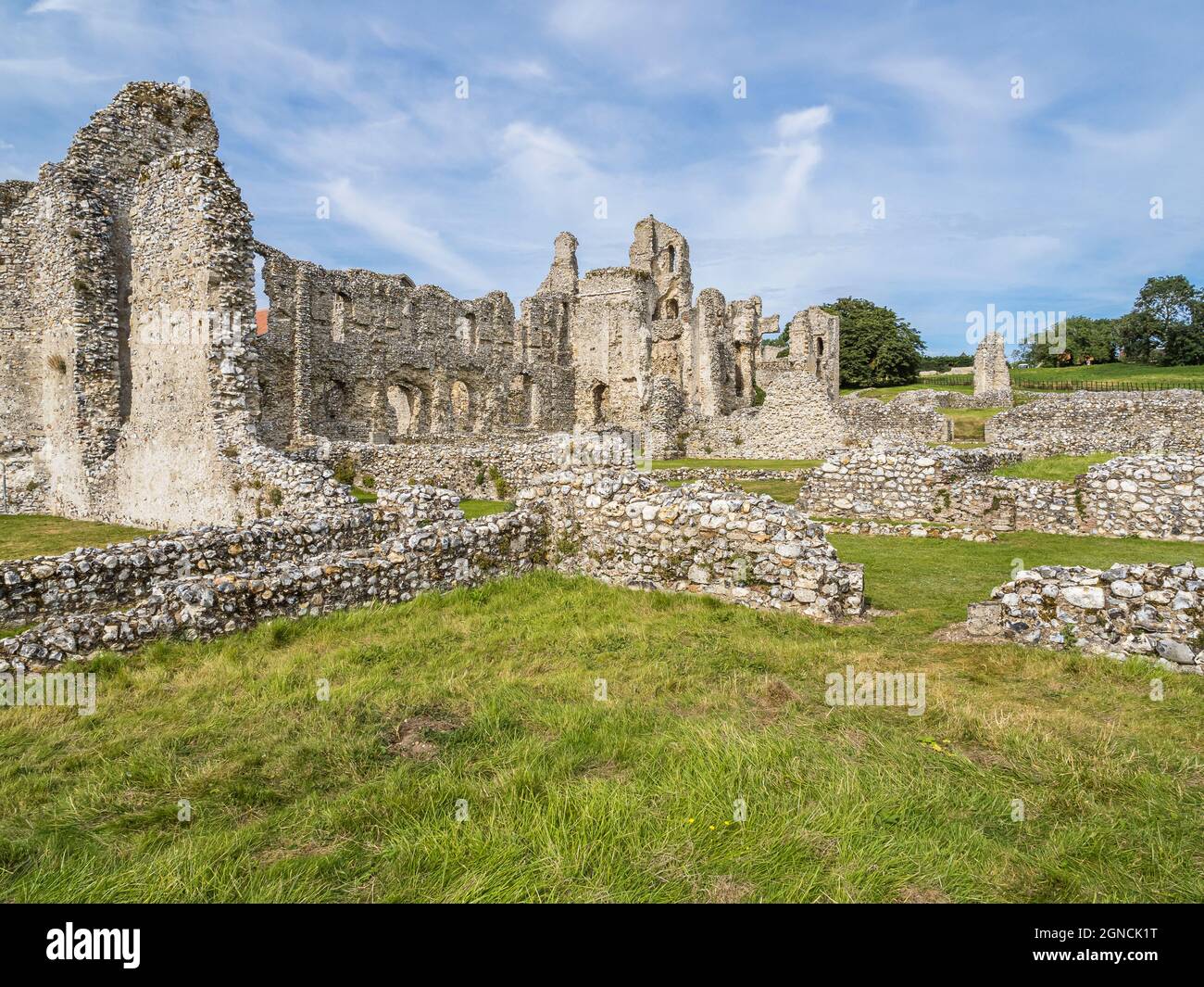 Castle Acre Priory ruins, Norfolk Stock Photo - Alamy