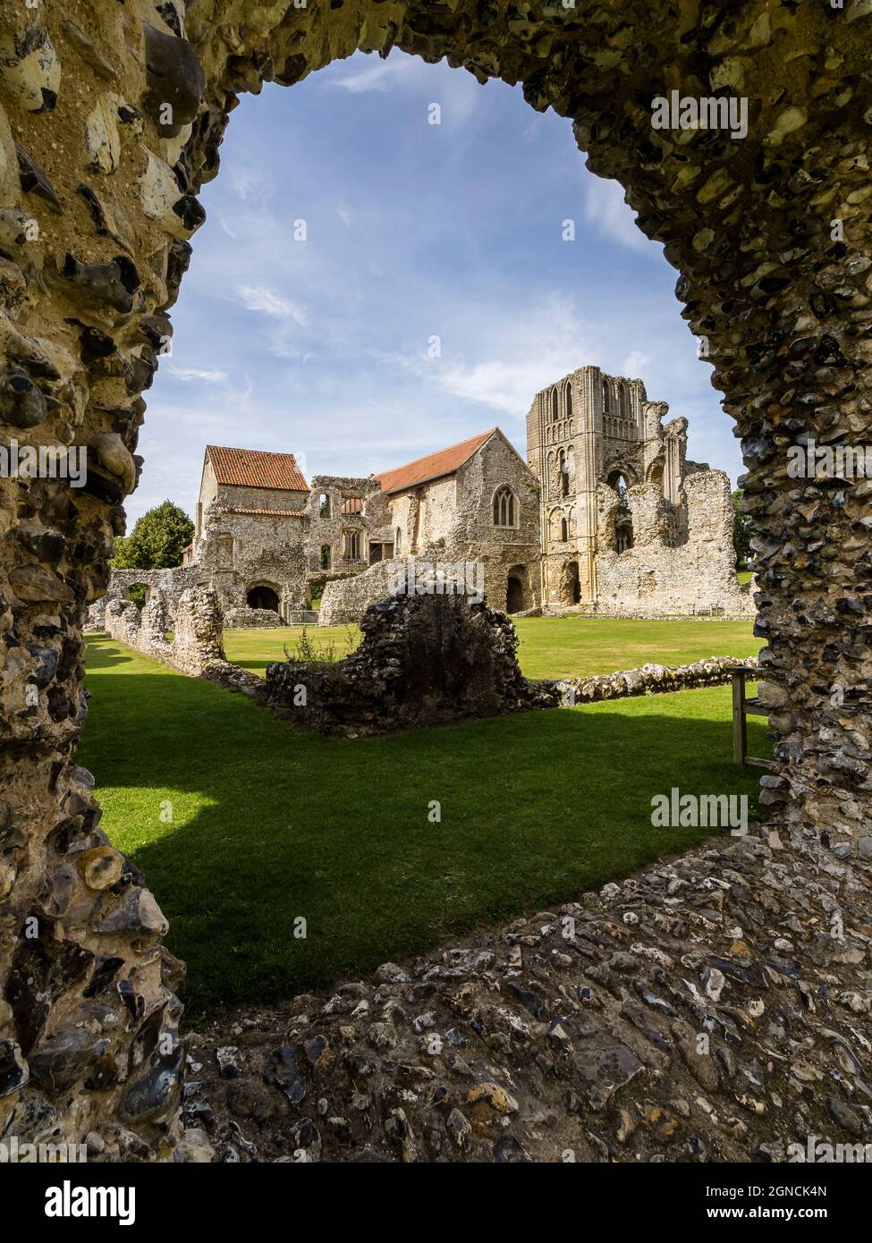Castle Acre Priory ruins, Norfolk Stock Photo - Alamy