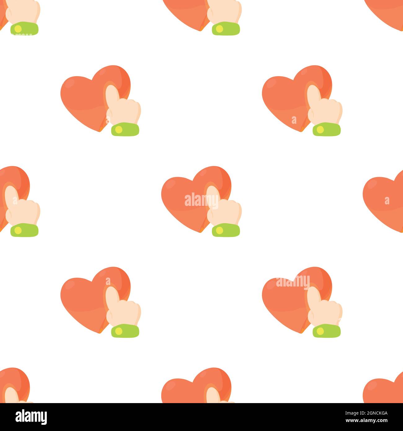 Heart touch pattern seamless background texture repeat wallpaper ...
