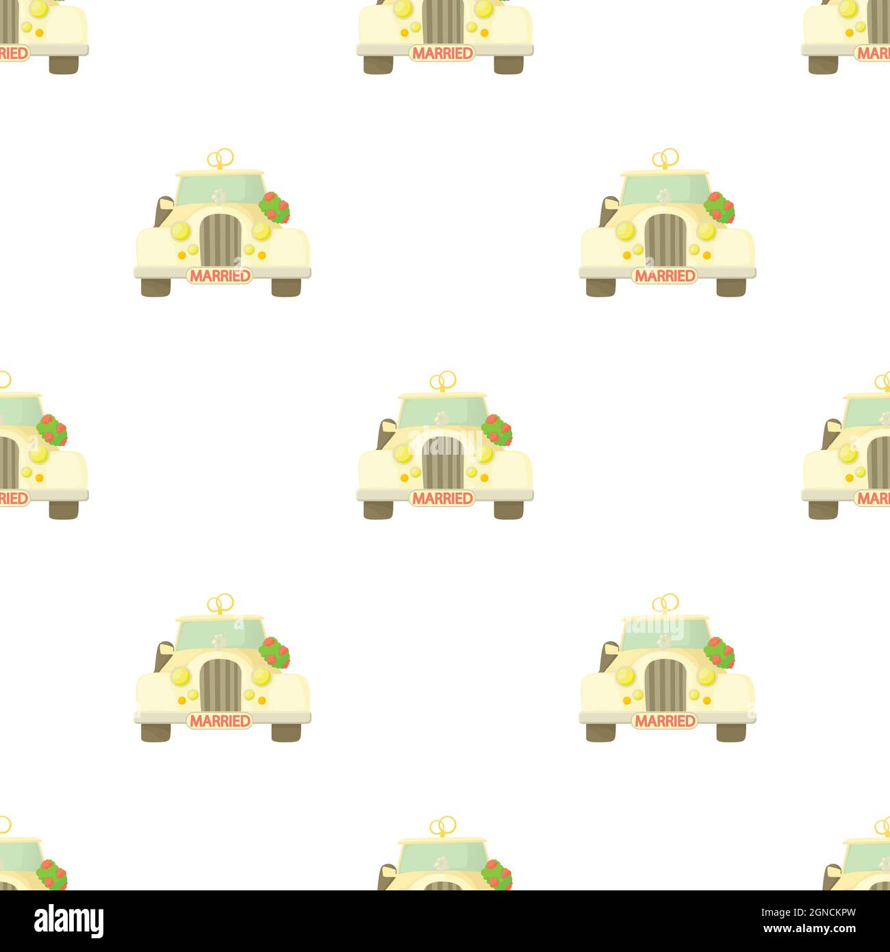 Wedding car pattern seamless background texture repeat wallpaper ...