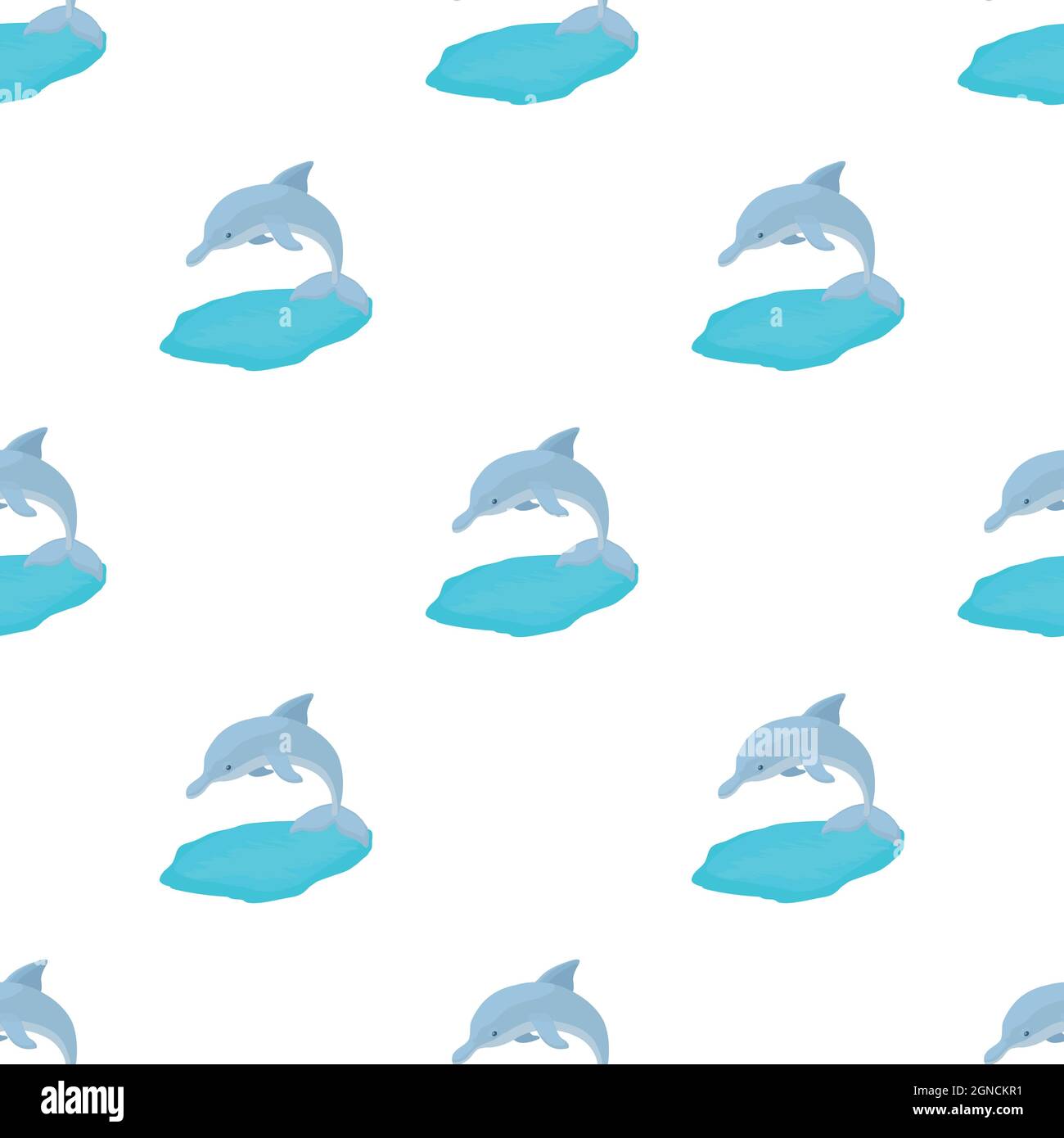 Dolphin pattern seamless background texture repeat wallpaper geometric ...