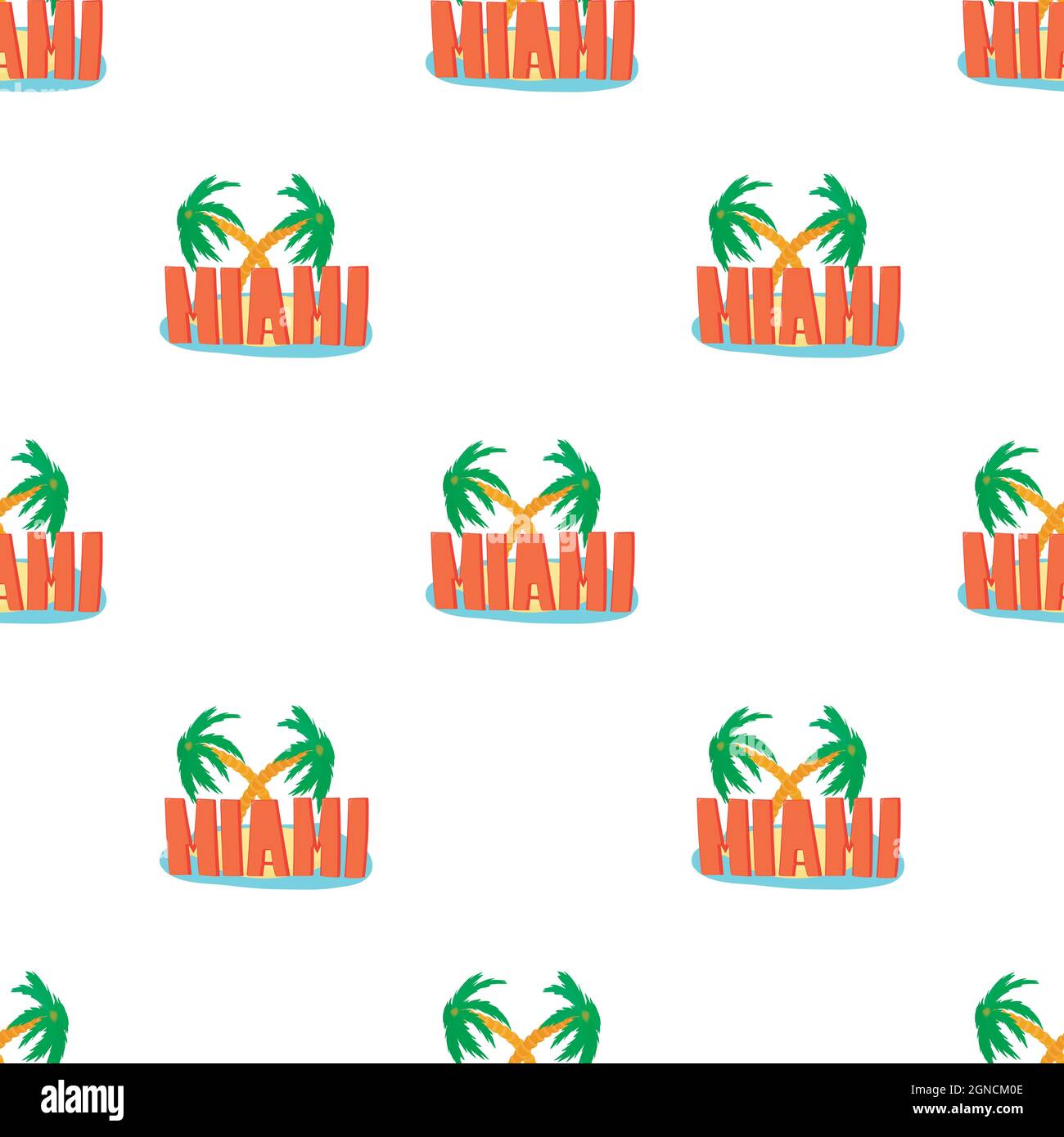 Miami palm logo. Cartoon illustration of firework vector logo for web ...