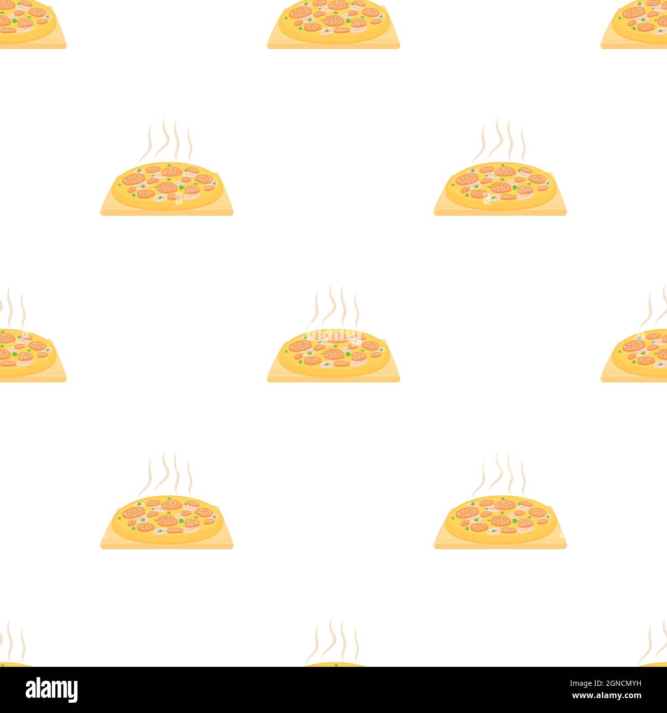 Pizza pattern seamless background texture repeat wallpaper geometric ...