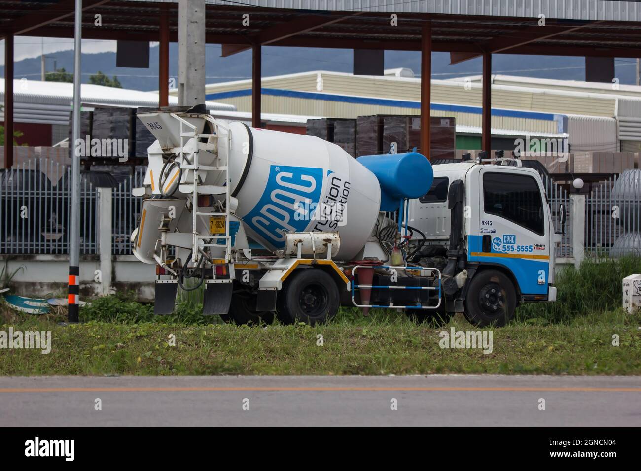 Chiangmai, Thailand - September 15 2021: Concrete truck of CPAC ...
