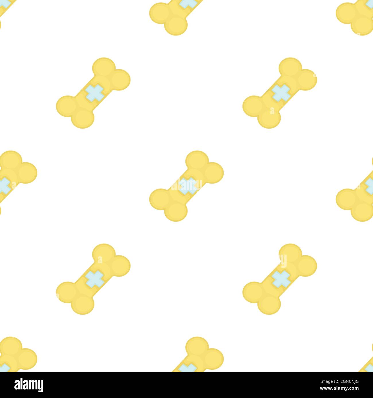Dog bone pattern seamless background texture repeat wallpaper geometric ...