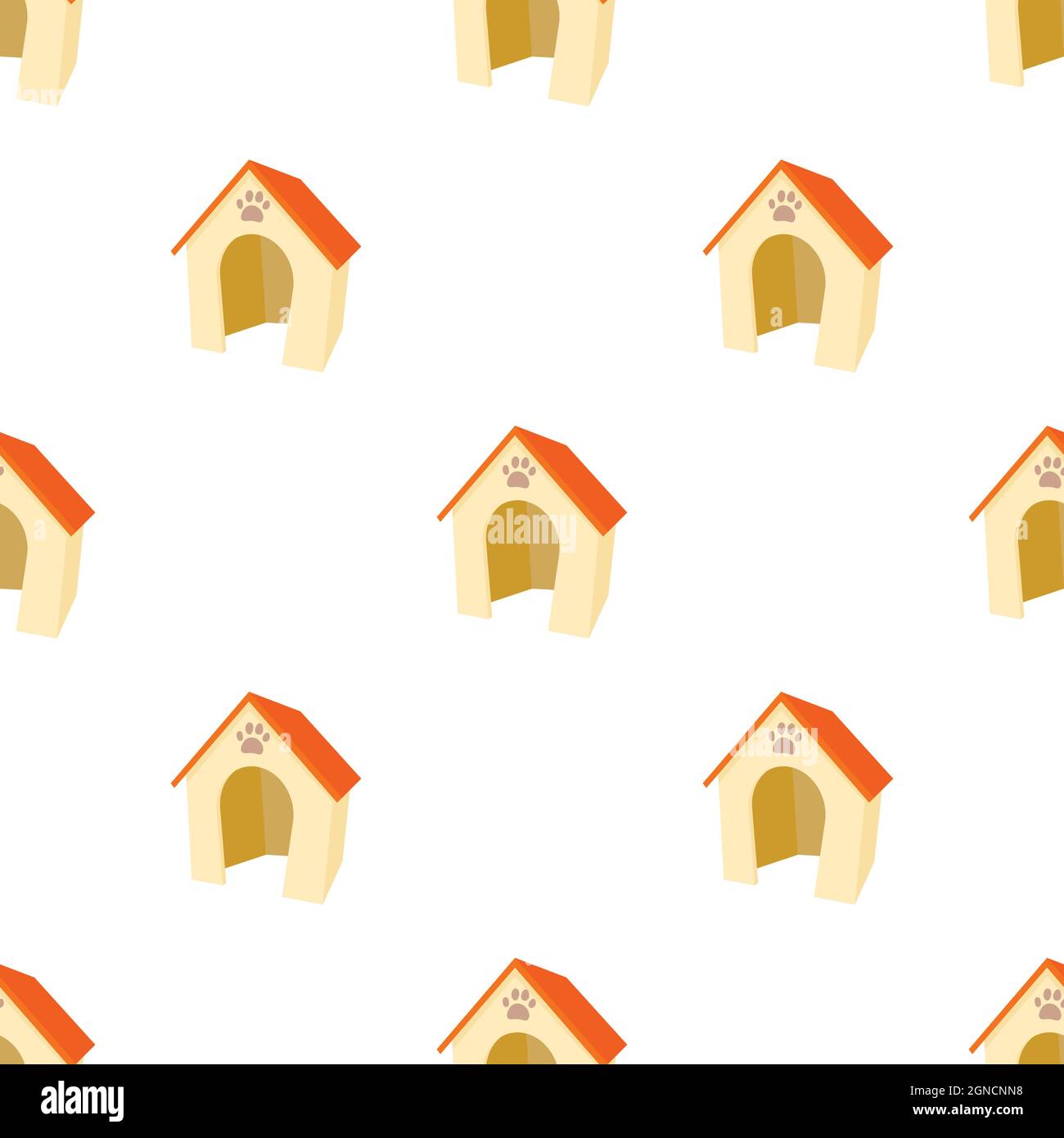 Dog house pattern seamless background texture repeat wallpaper ...