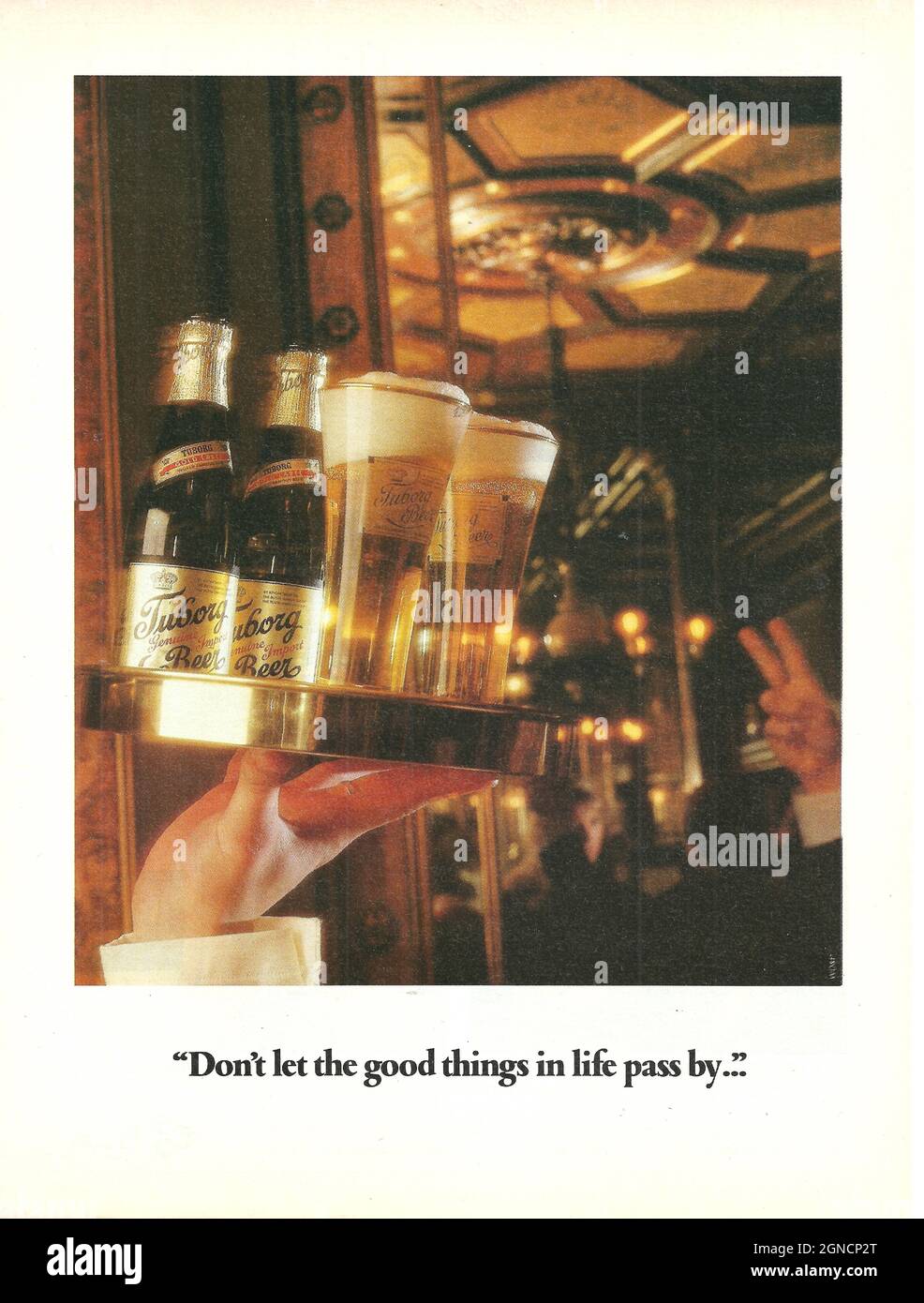 Vintage advertisement of Carlsberg beer Probably the best beer in the ...