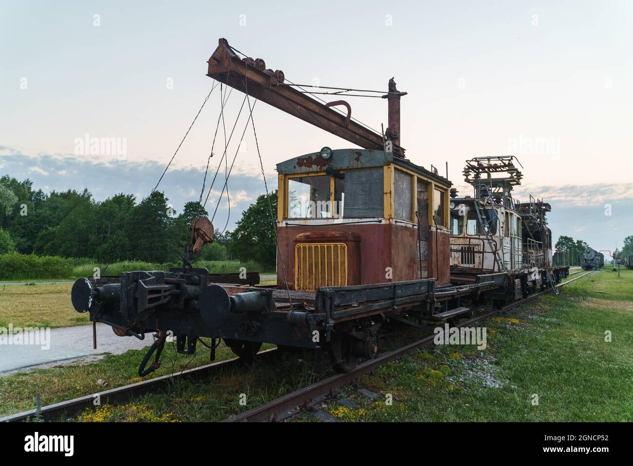 Old railroad construction hi-res stock photography and images - Alamy
