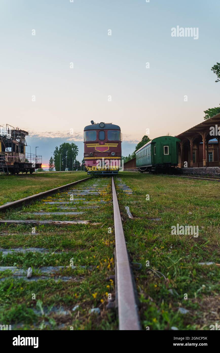 Soviet freight train diesel locomotive hi-res stock photography and ...