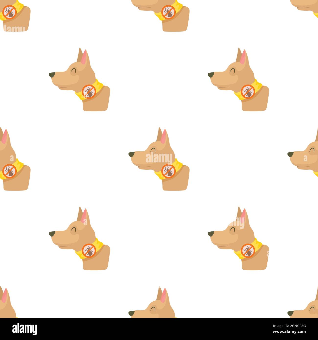 Dog collar pattern seamless background texture repeat wallpaper ...