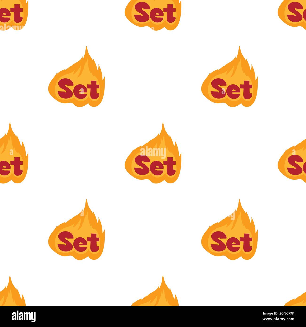 Seamless fire flame dangerous flaming pattern hi-res stock photography ...