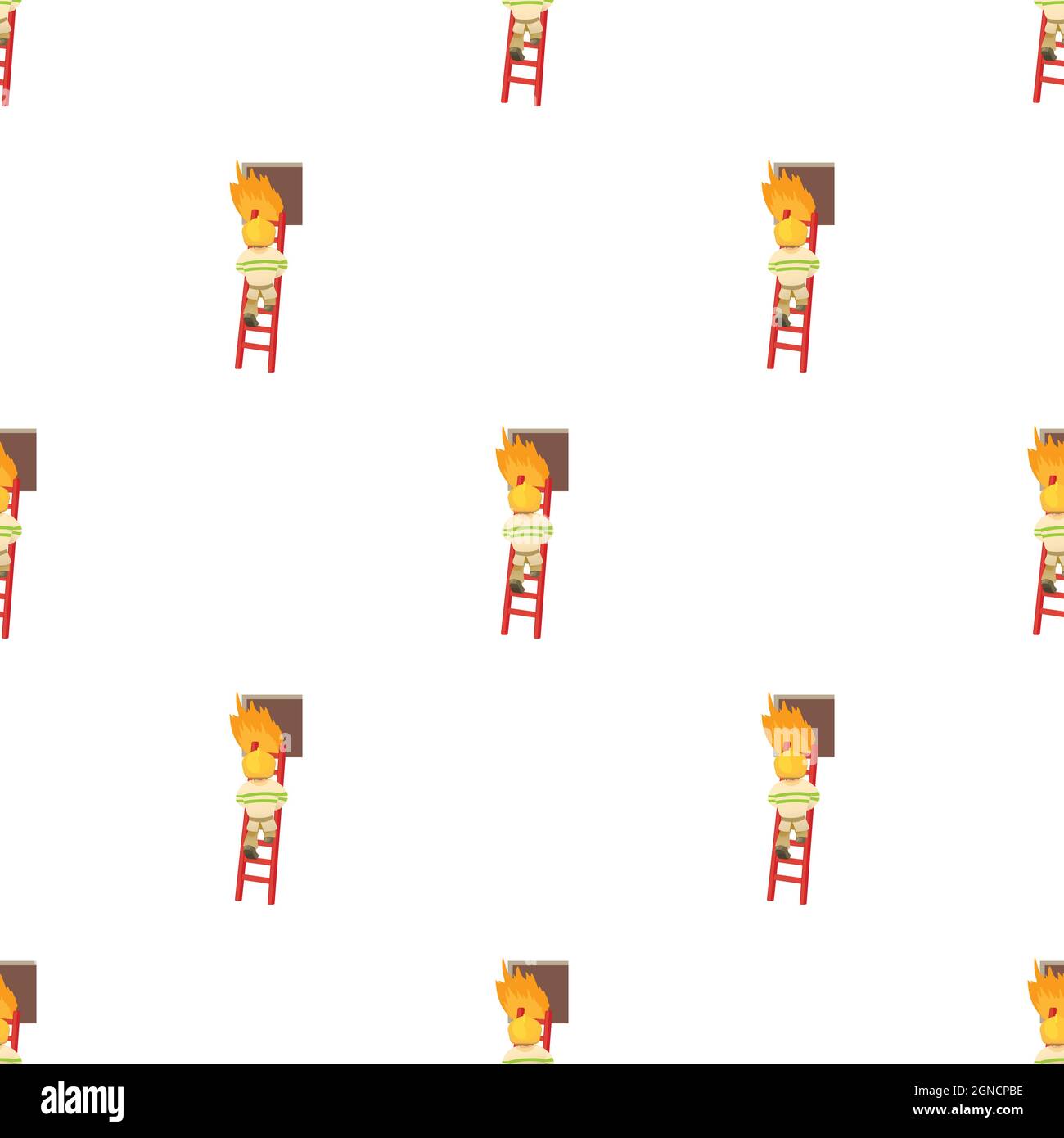 Fireman pattern seamless background texture repeat wallpaper geometric ...