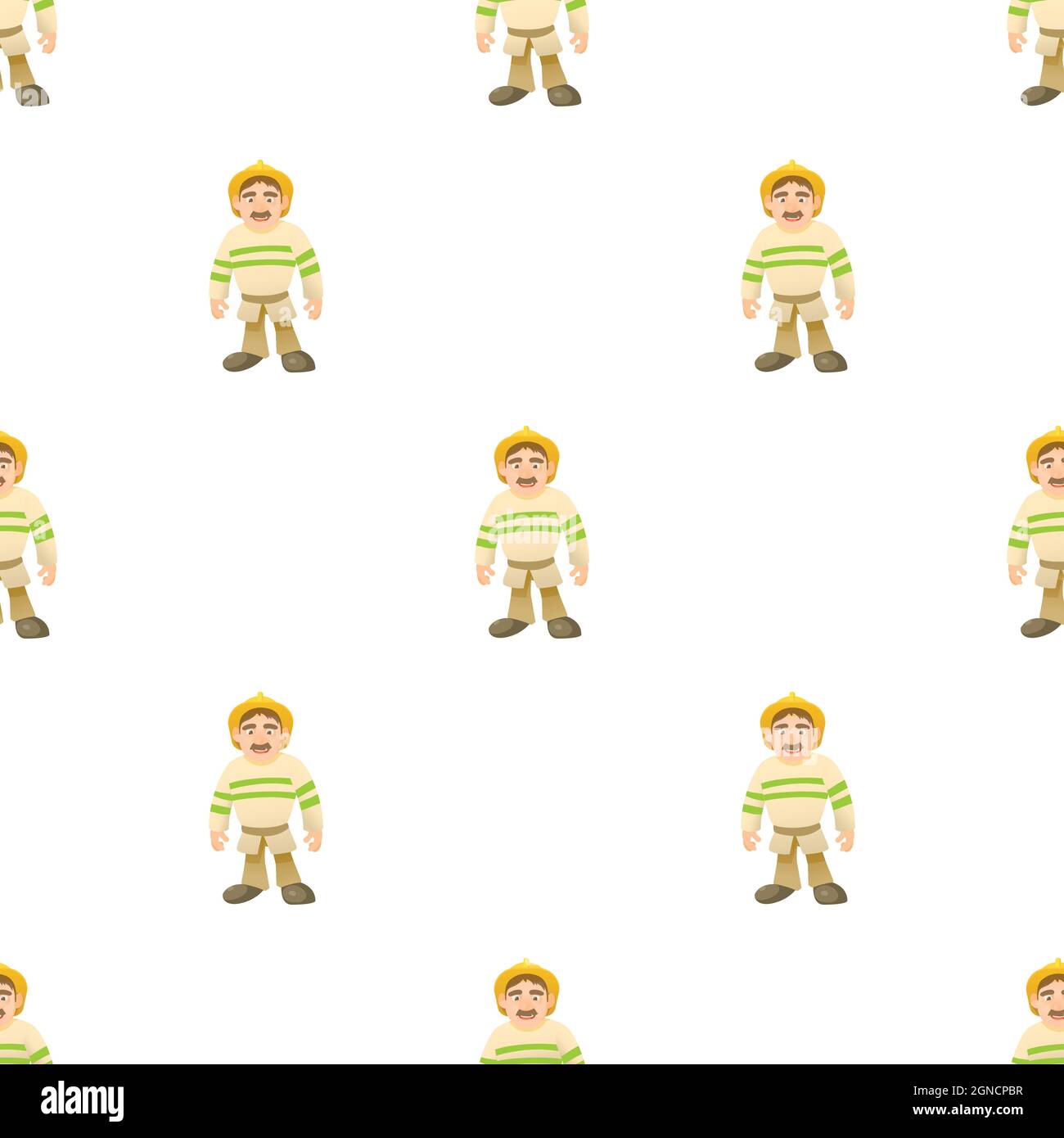 Standing firefighter pattern seamless background texture repeat ...