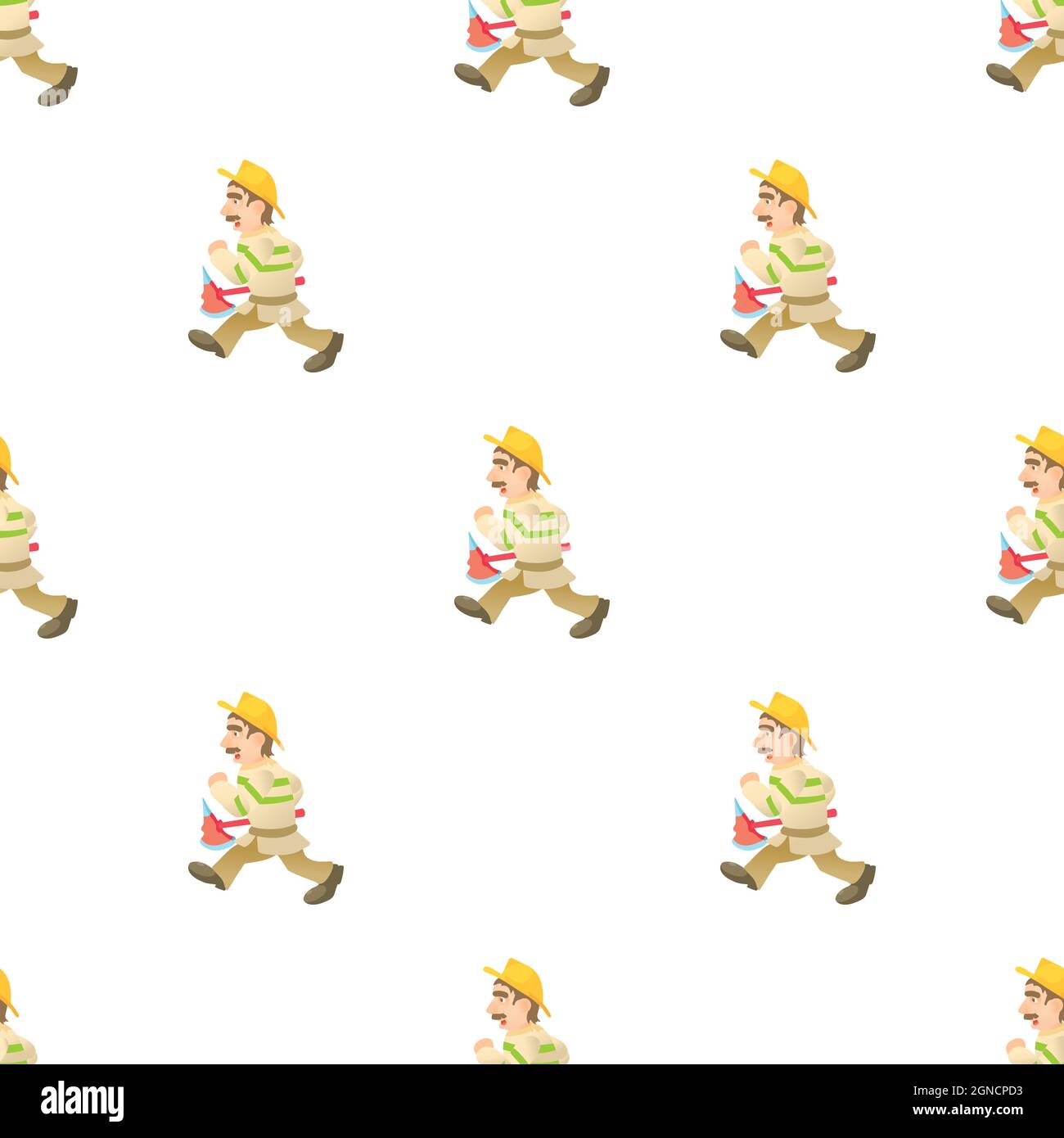 Running firefighter pattern seamless background texture repeat ...