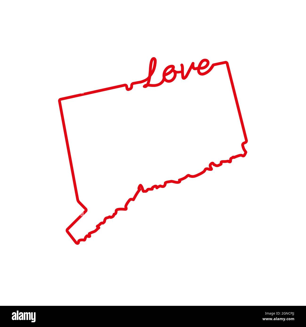 Connecticut Map Clipart