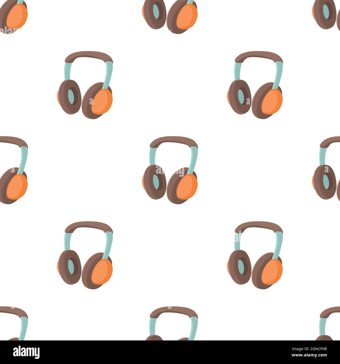 Headphones pattern seamless background texture repeat wallpaper ...