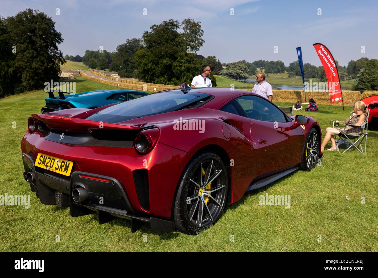 Red ferrari 488 pista hi-res stock photography and images - Alamy