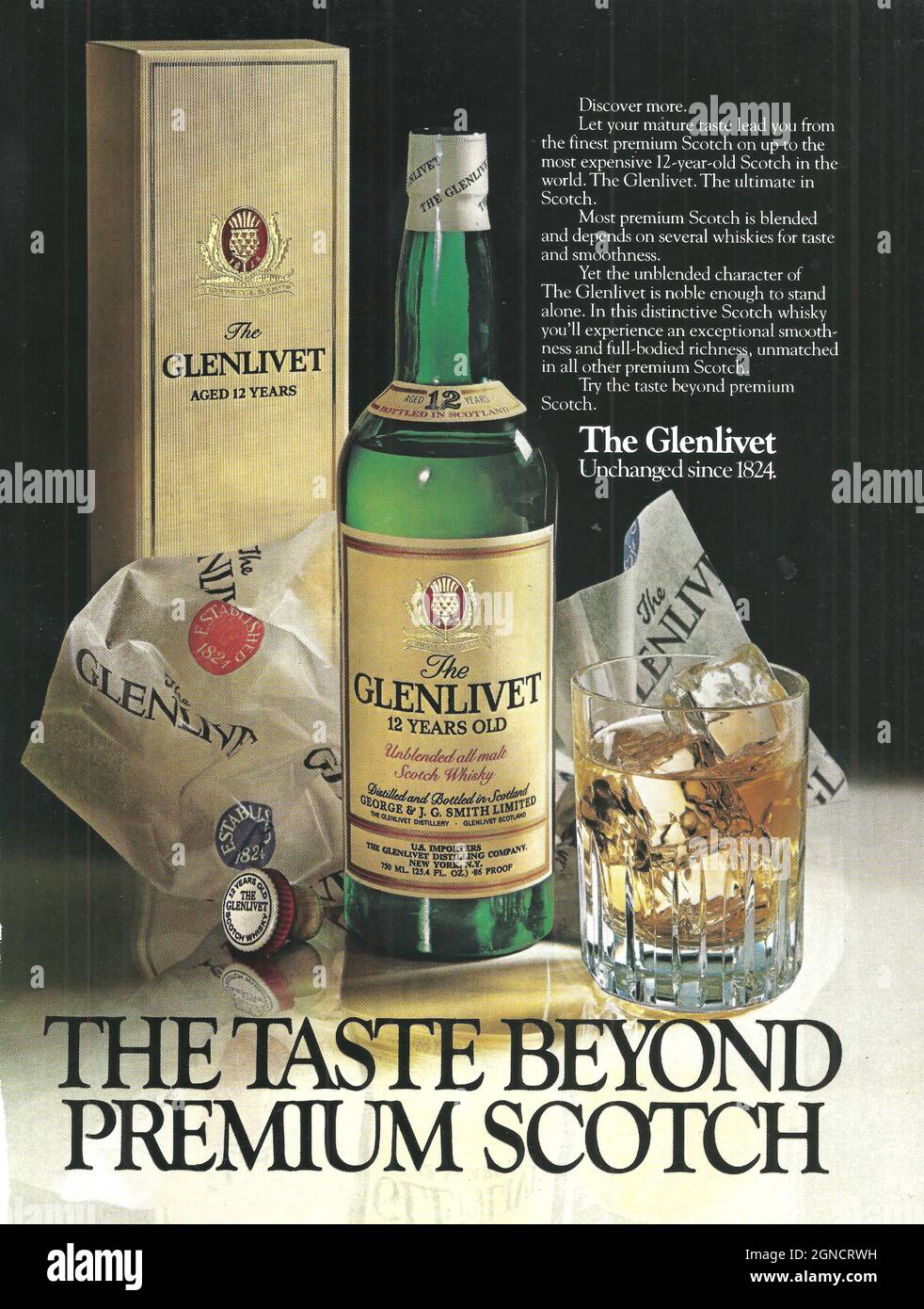 Scotch advert 1970s hi-res stock photography and images - Alamy