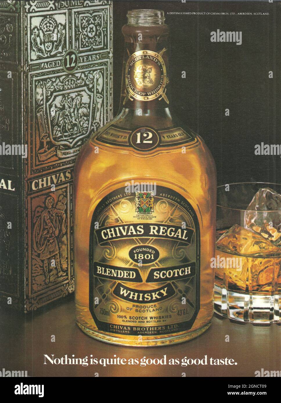 Chivas Regal whiskey whisky vintage advert advertisement ad 1970s 1980s ...