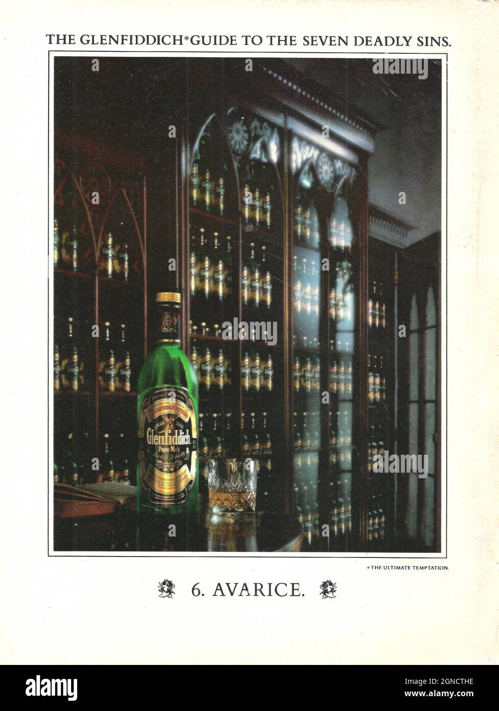 Glenfiddich pure malt premium scotch whiskey whisky vintage advert ...