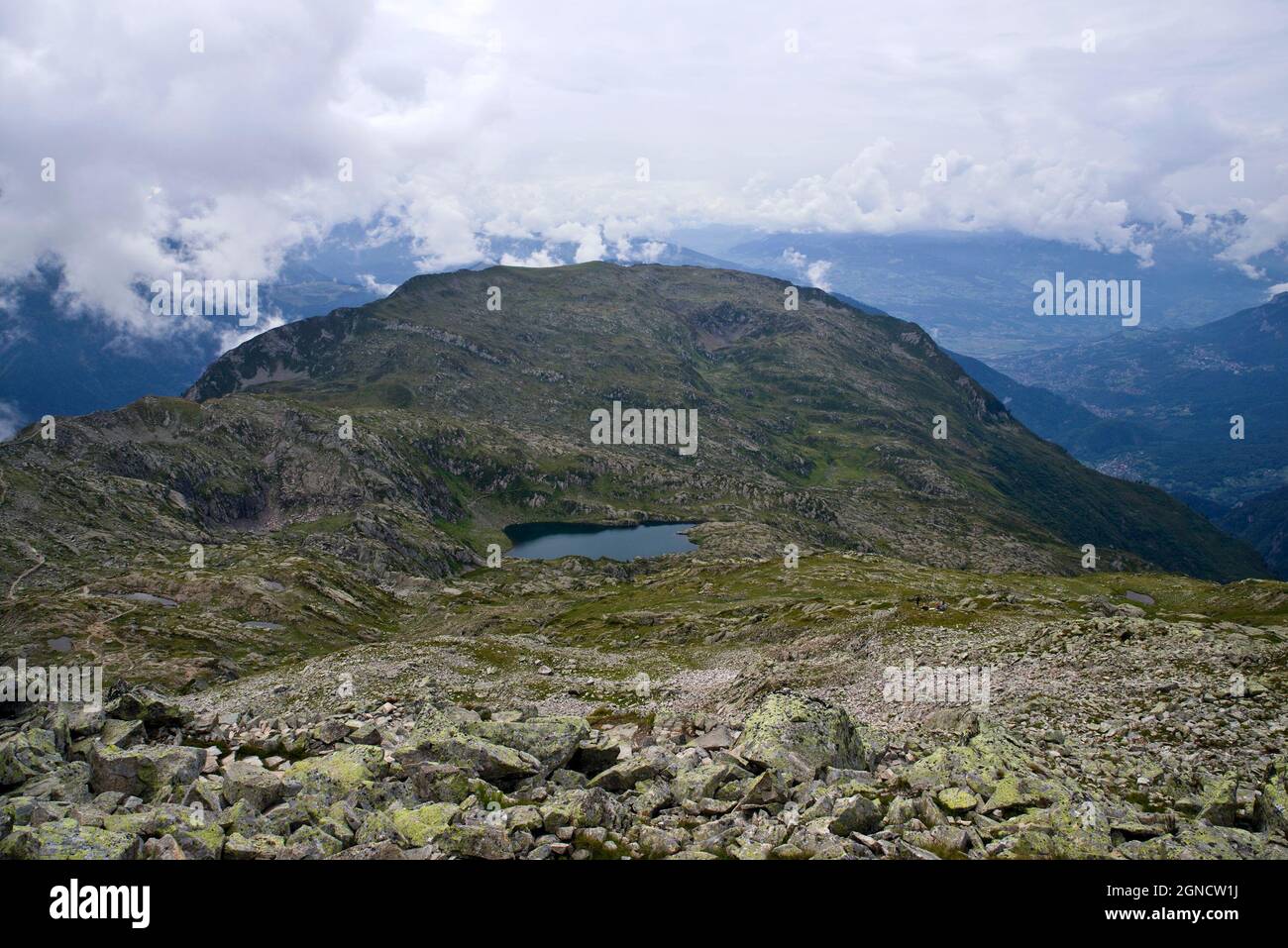 Lac du Brevent Stock Photo - Alamy