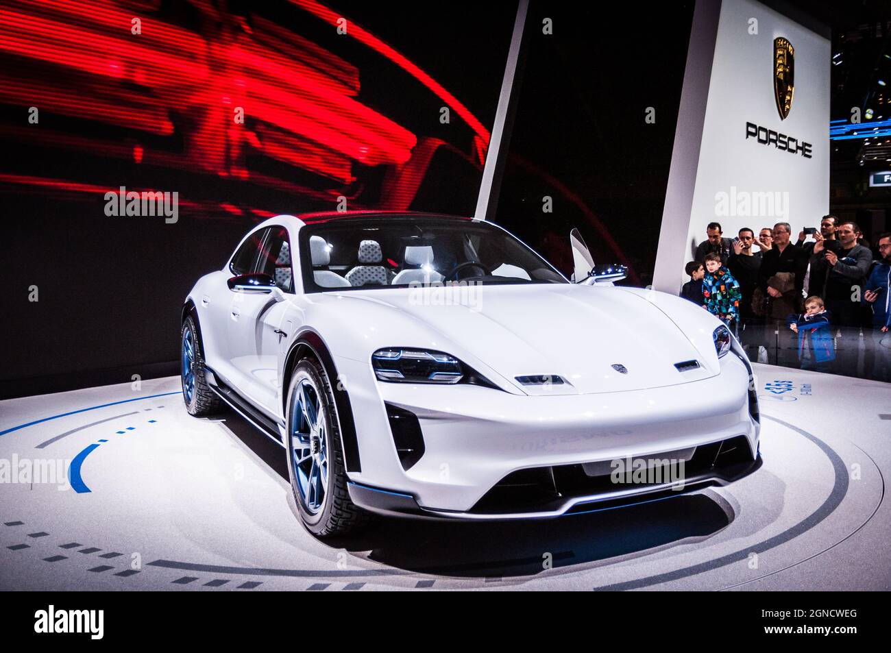 GINEVRA, SWITZERLAND - Mar 06, 2018: The cars and hypercars on display ...