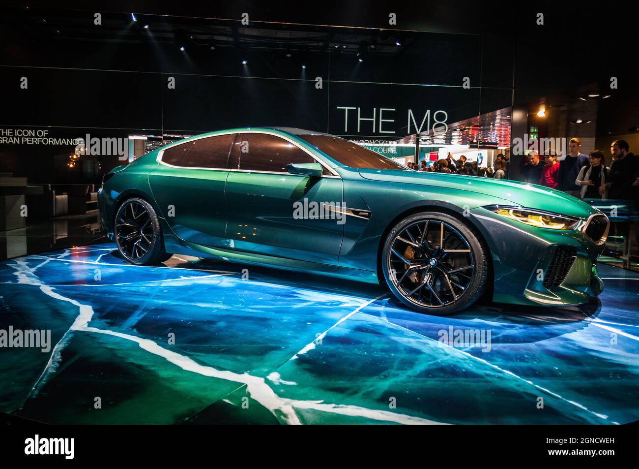 GINEVRA, SWITZERLAND - Mar 06, 2018: The cars and hypercars on display ...