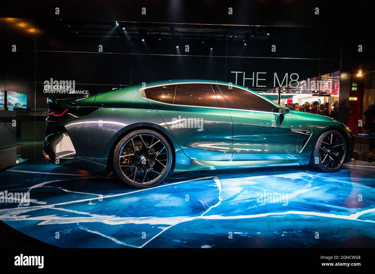 GINEVRA, SWITZERLAND - Mar 06, 2018: The cars and hypercars on display ...