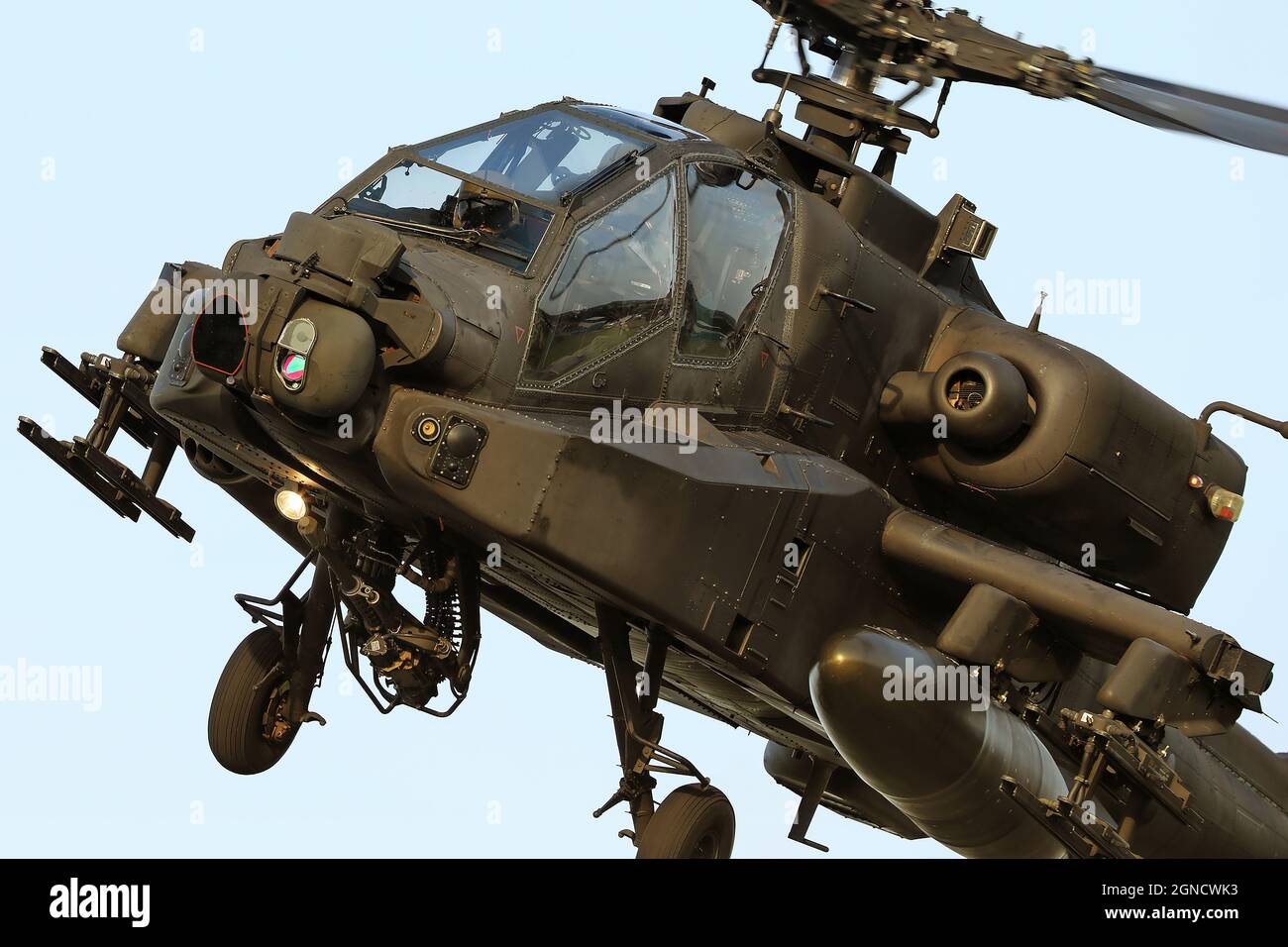Boeing AH-64D Apache Longbow attack helicopter of the British Army Air ...