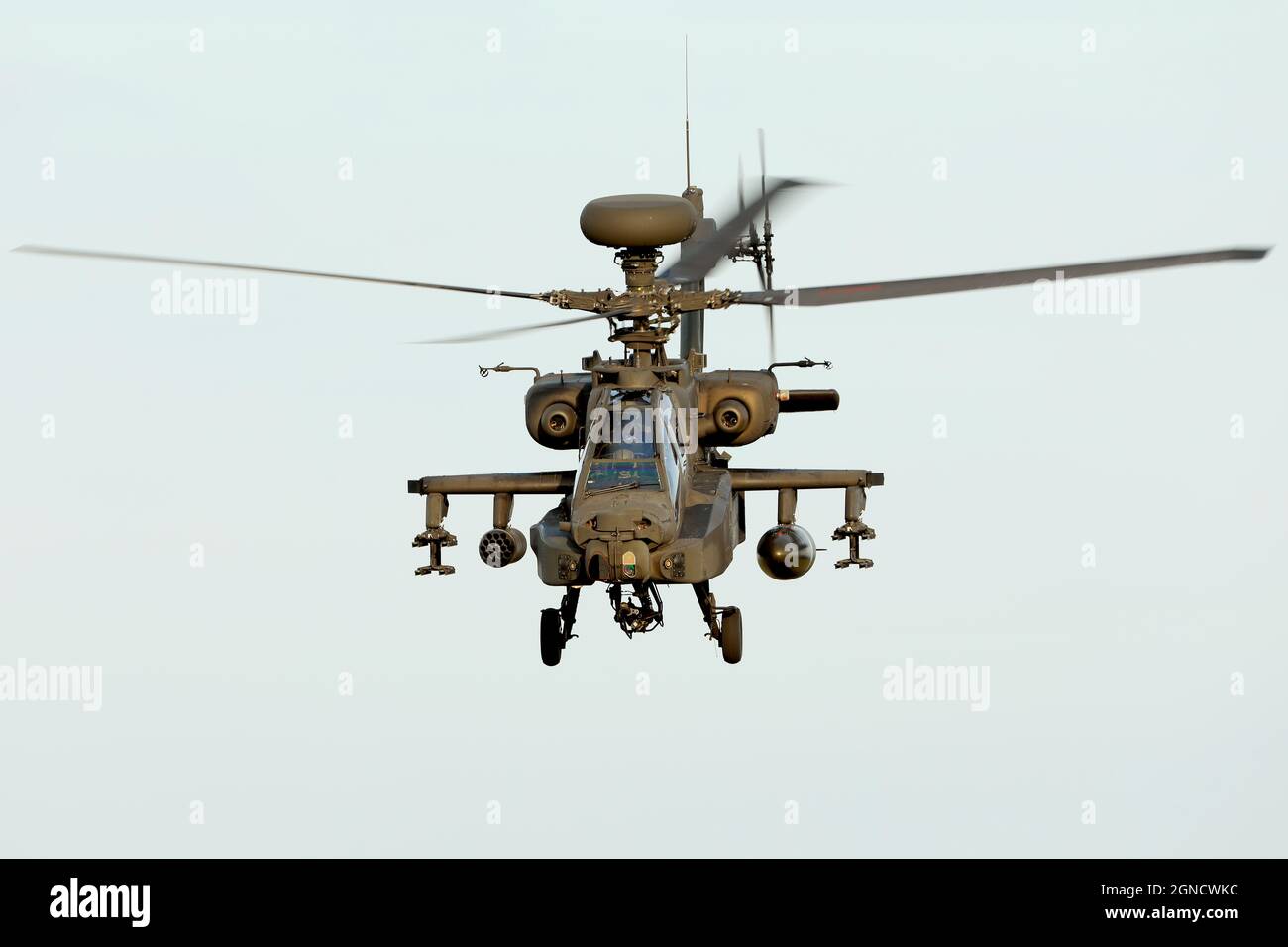 Boeing AH-64D Apache Longbow attack helicopter of the British Army Air ...