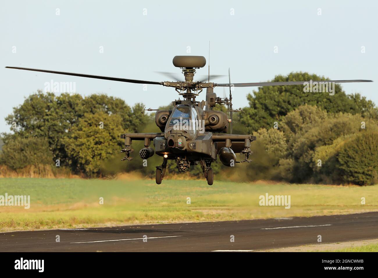 Boeing AH-64D Apache Longbow attack helicopter of the British Army Air ...