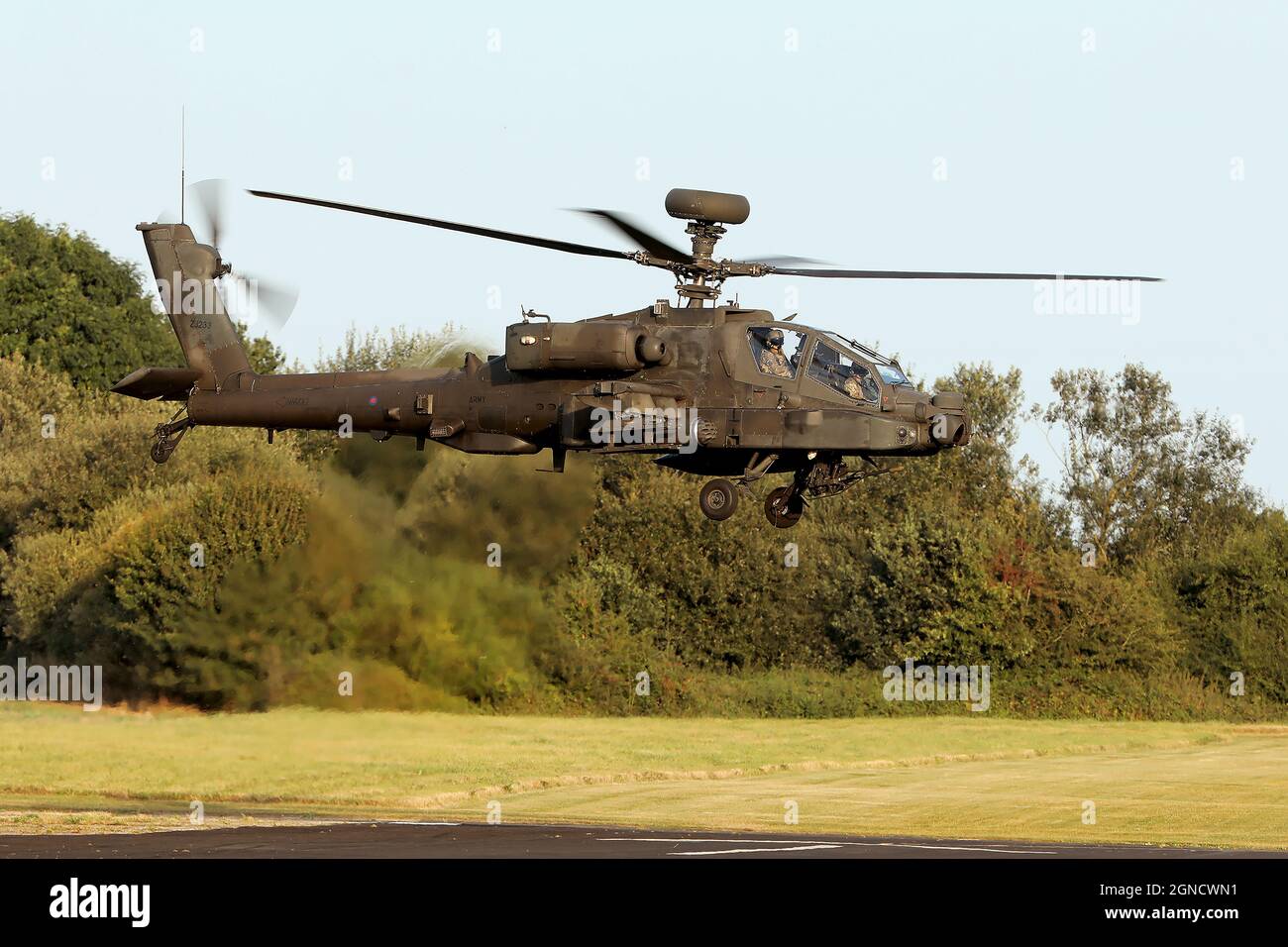 Boeing AH-64D Apache Longbow attack helicopter of the British Army Air ...