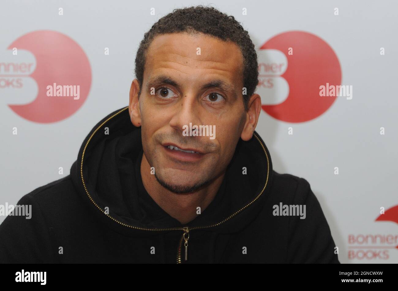 London. UK. England and Manchester United football player Rio Ferdinand ...
