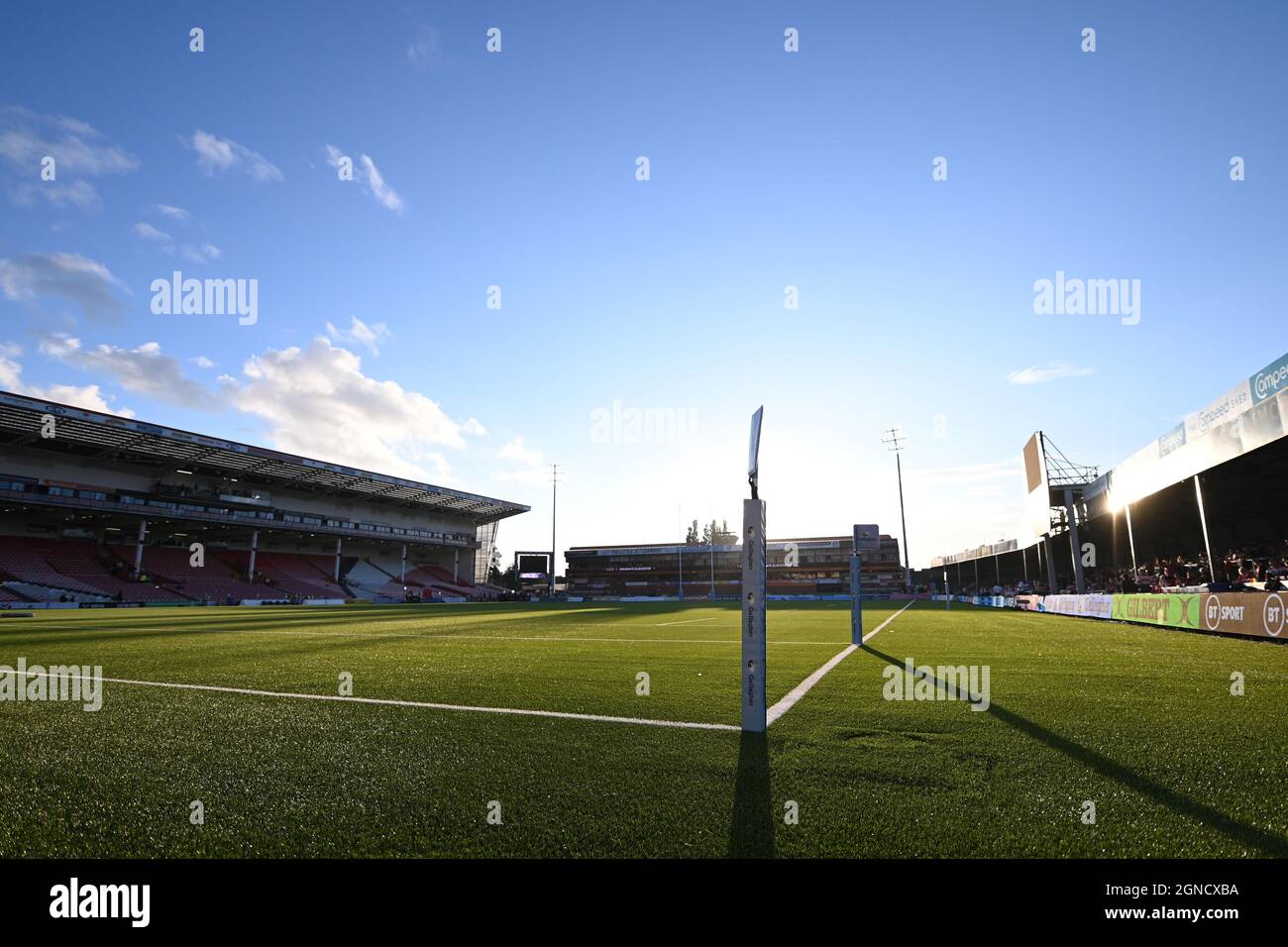Kingsholm Stadium, Gloucester, UK. 24th Sep, 2021. Gallaher Premiership ...