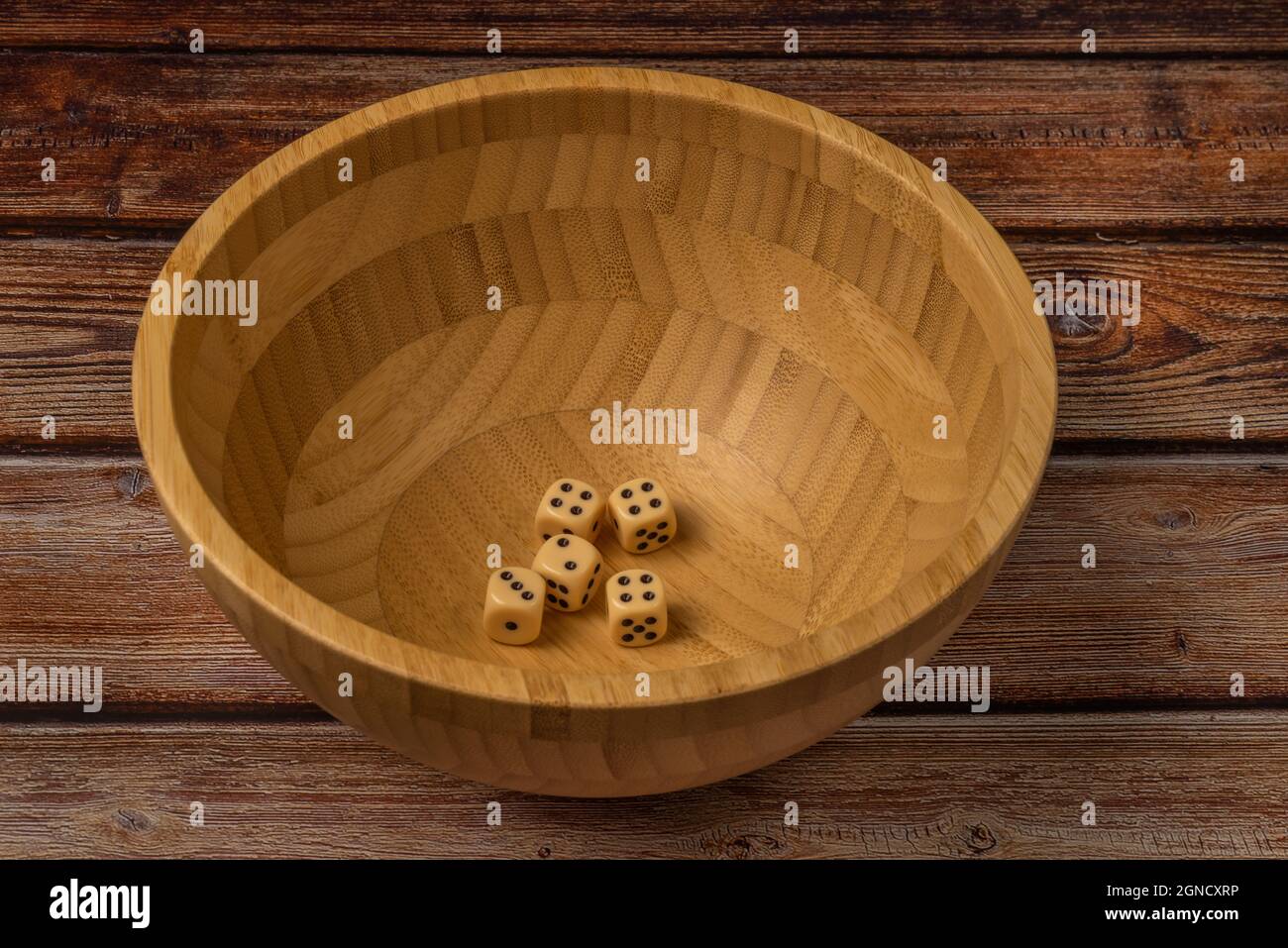 Dice bowl hi-res stock photography and images - Alamy