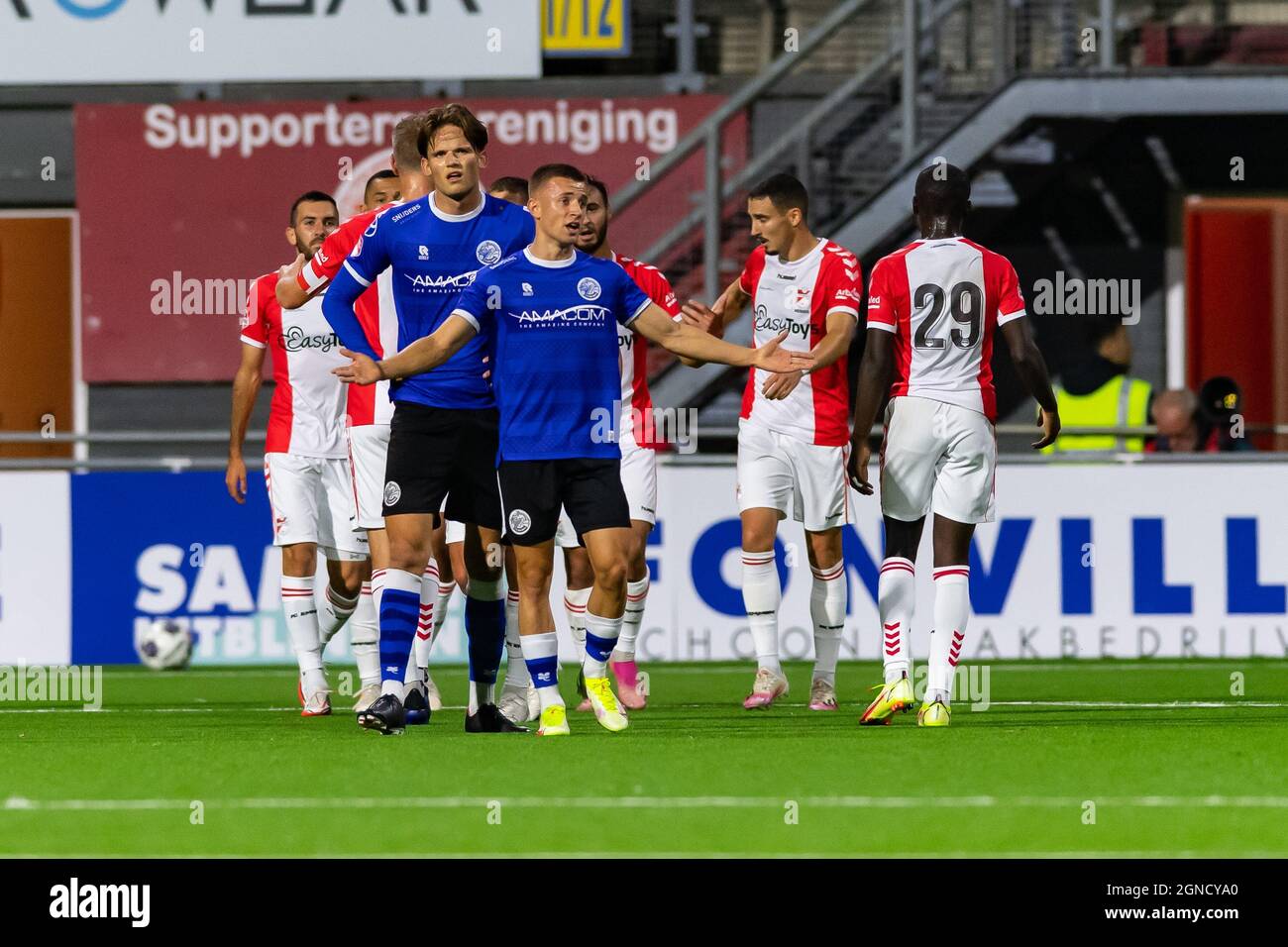 EMMEN, Stadium Oude Meerdijk, 24-09-2021 , season 2021 / 2022 , Dutch Keuken Kampioen Divisie ...