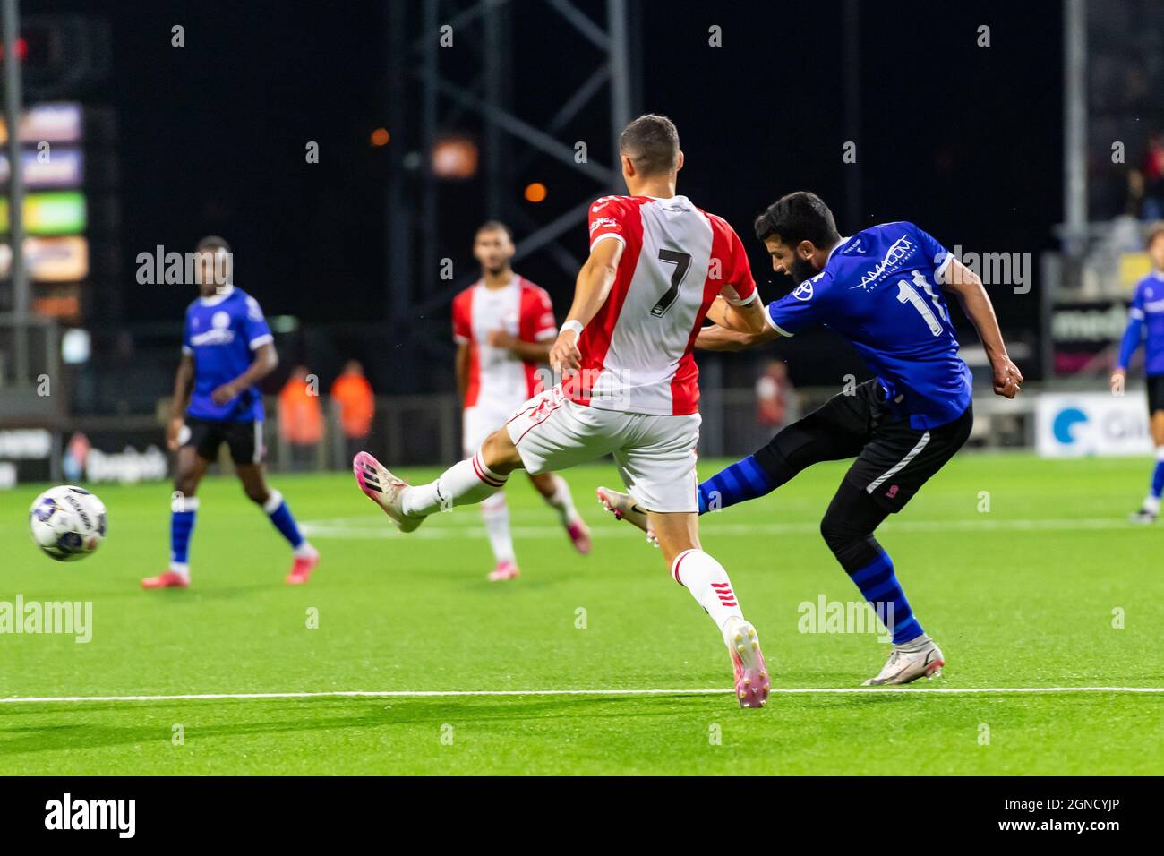 EMMEN, Stadium Oude Meerdijk, 24-09-2021 , season 2021 / 2022 , Dutch Keuken Kampioen Divisie ...