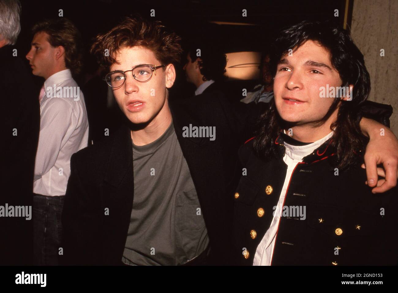 Corey feldman and corey haim hi-res stock photography and images - Alamy