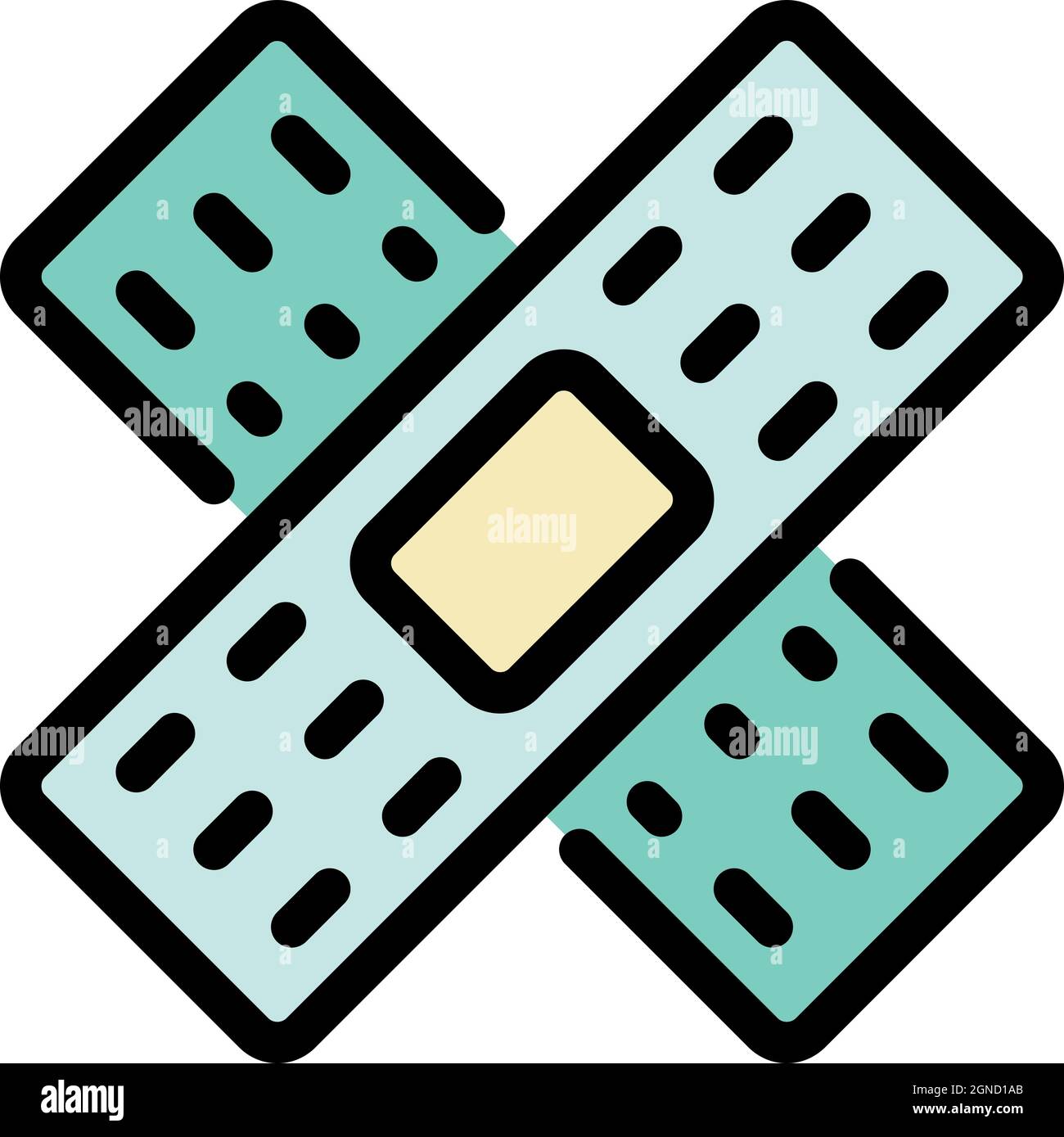 Sticking plaster vector vectors hi-res stock photography and images - Alamy