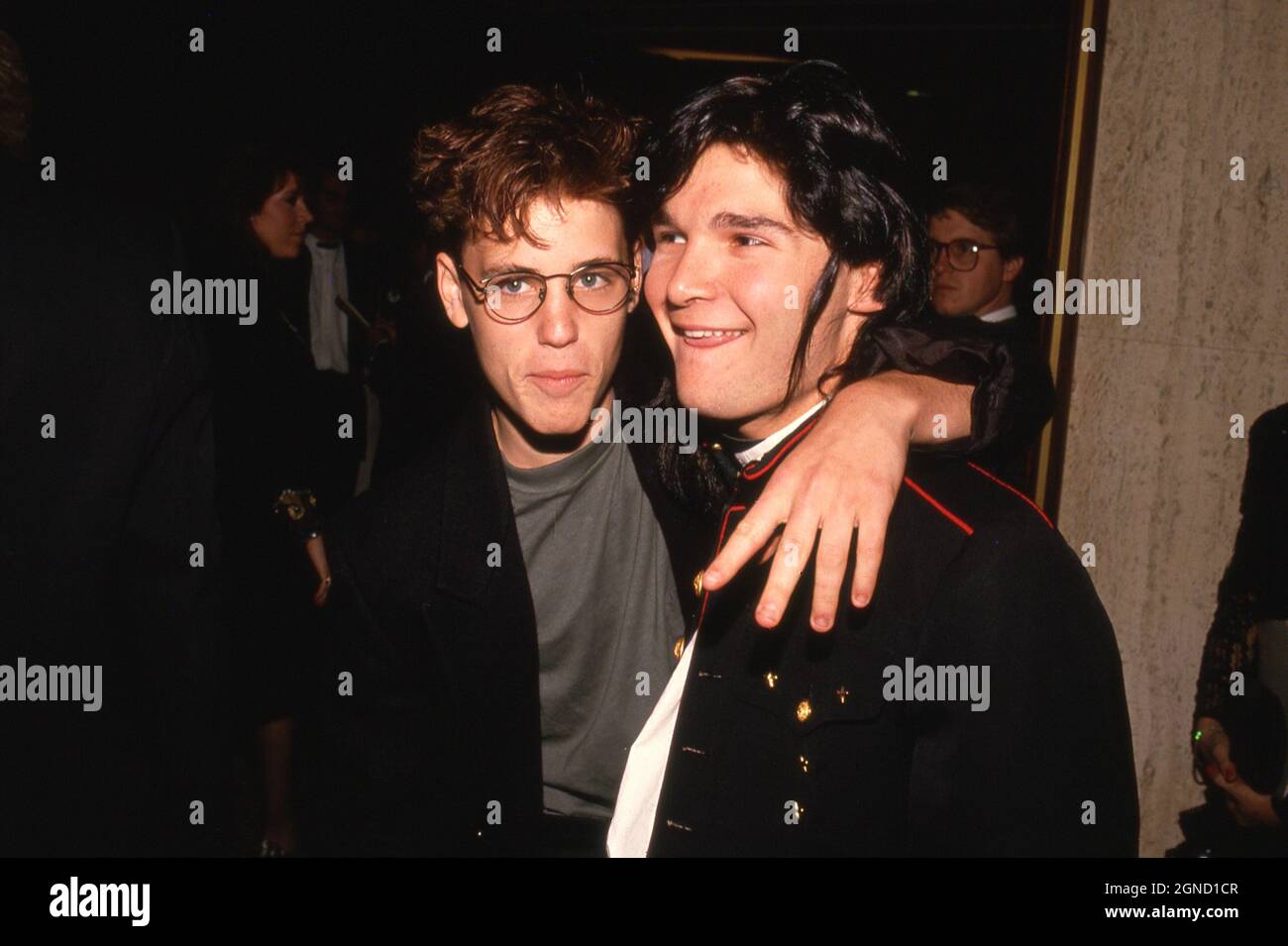 Corey Haim and Corey Feldman at the 4th Annual Moving Picture Ball ...