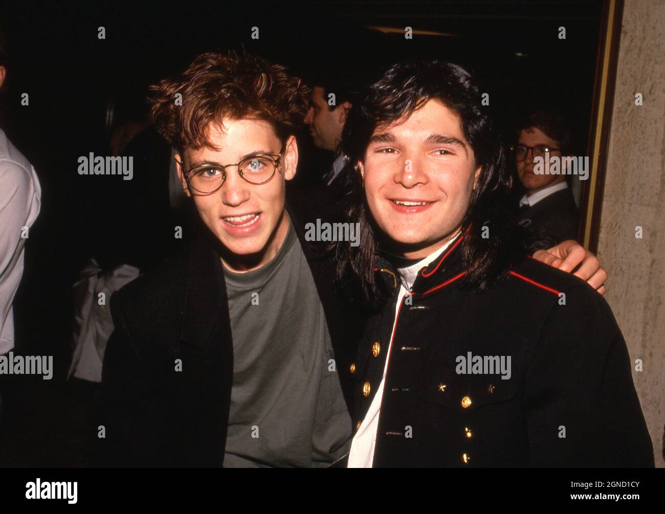Corey Haim and Corey Feldman at the 4th Annual Moving Picture Ball ...