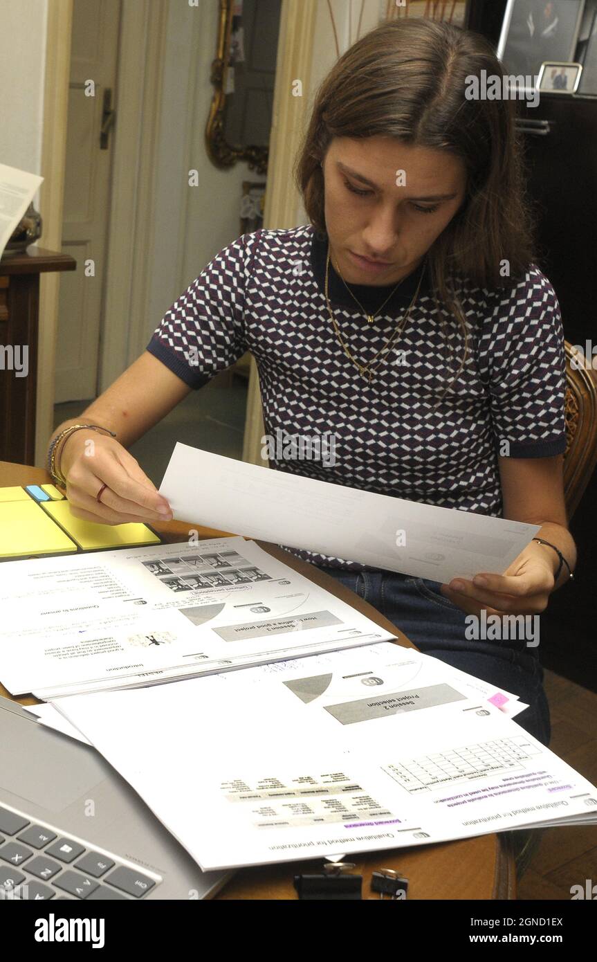 young studying, girl studying, doing homework, homework, telework, 22 ...