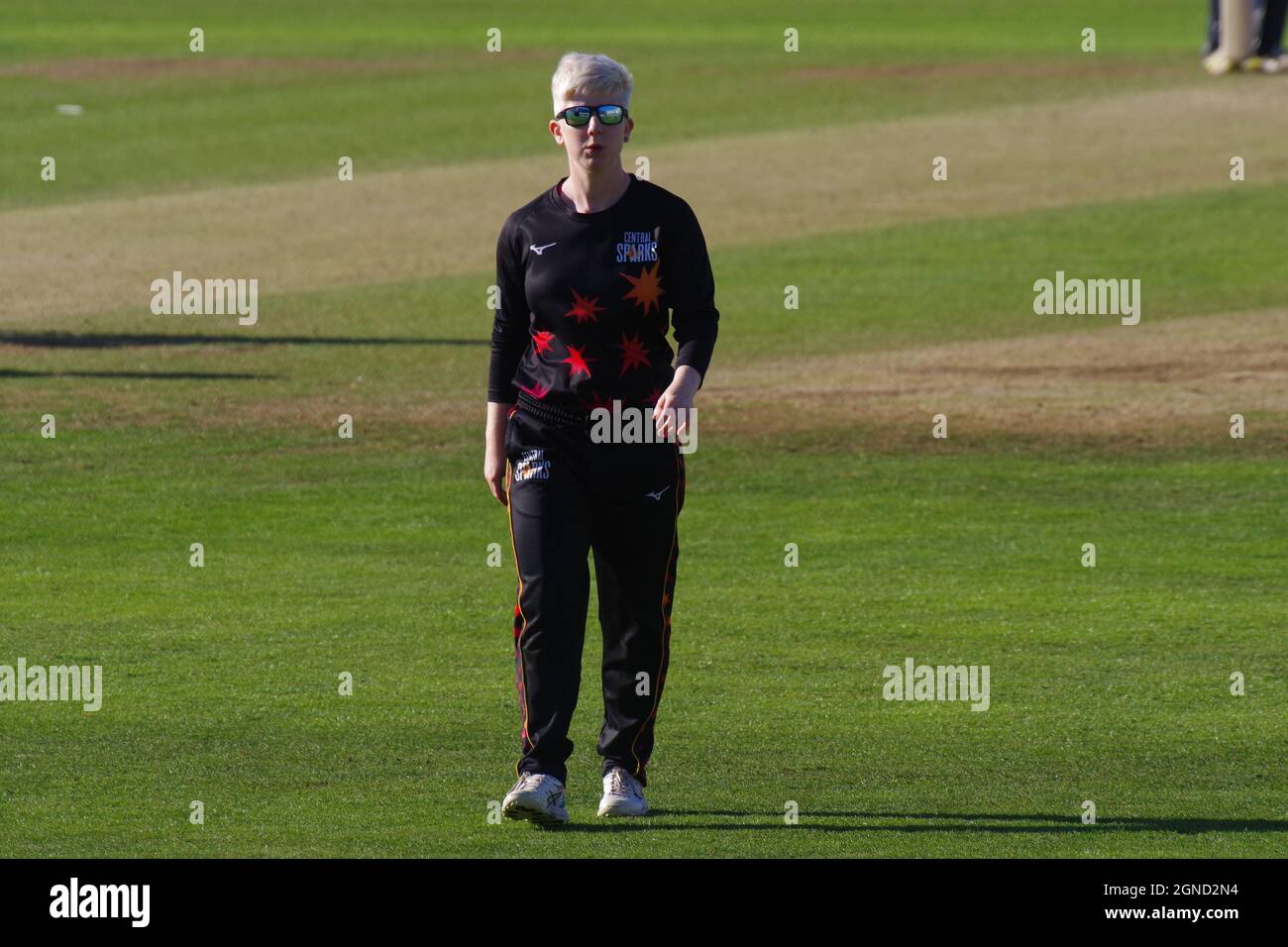 Scarborough, England, 22 September 2021. Clare Boycott playing for ...