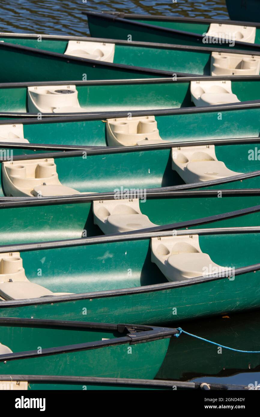 canoe ride on lake Osoyro in Norway Stock Photo - Alamy