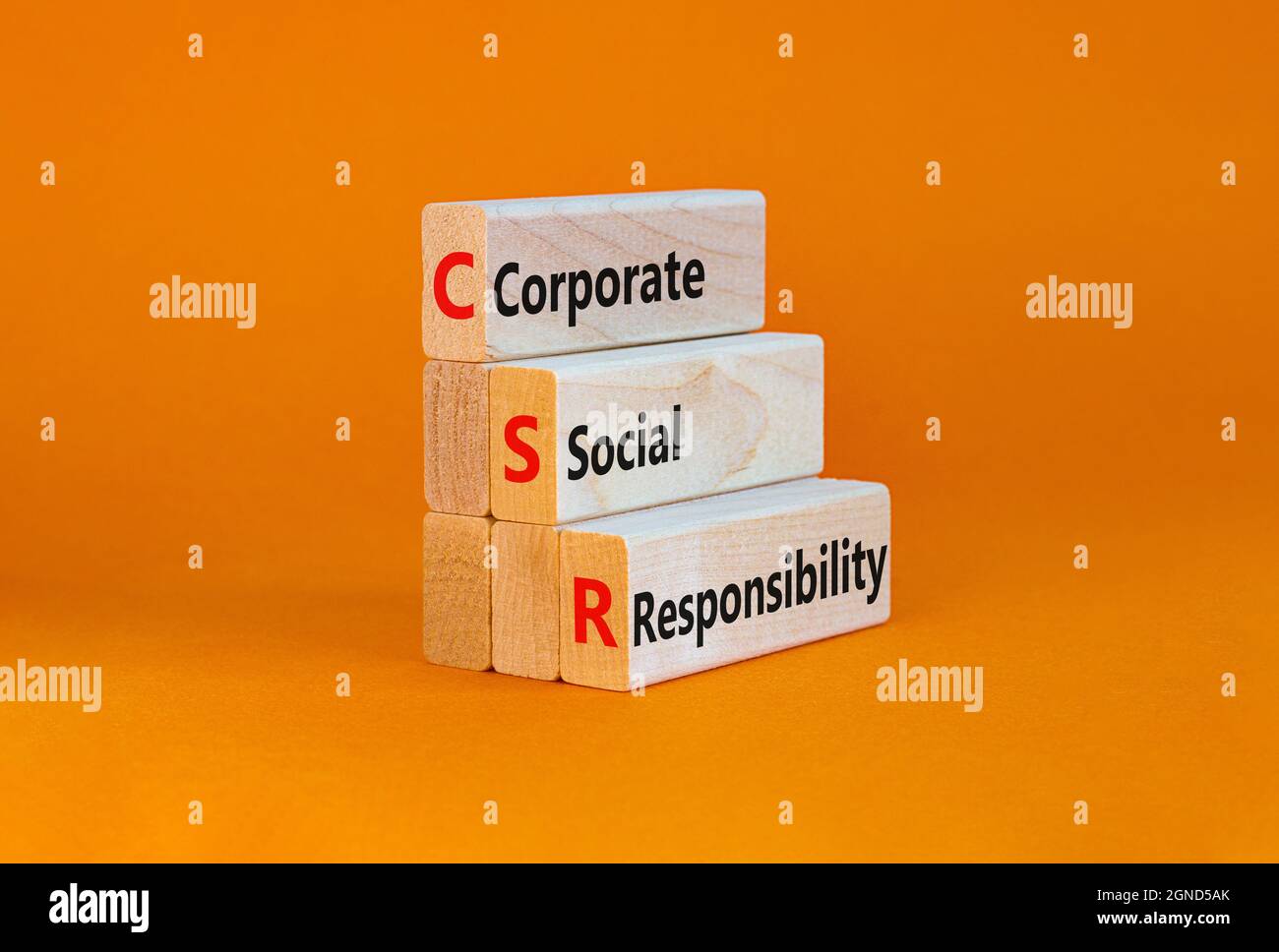Corporate social responsibility symbol. Concept words CSR, corporate ...