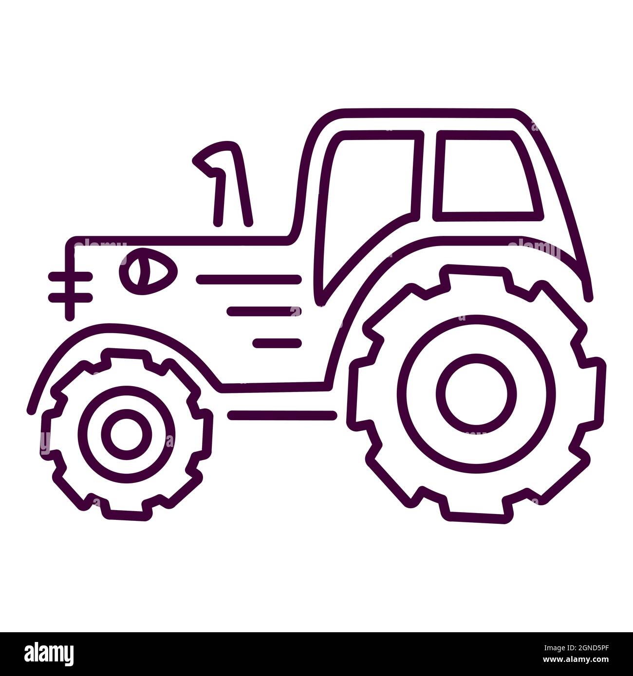 Rural transport. Outline vector illustration Stock Vector Image & Art ...